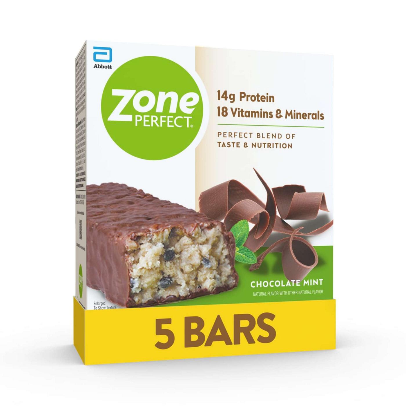 ZonePerfect 14g Protein Bars - Chocolate Mint - Shop Granola & snack ...