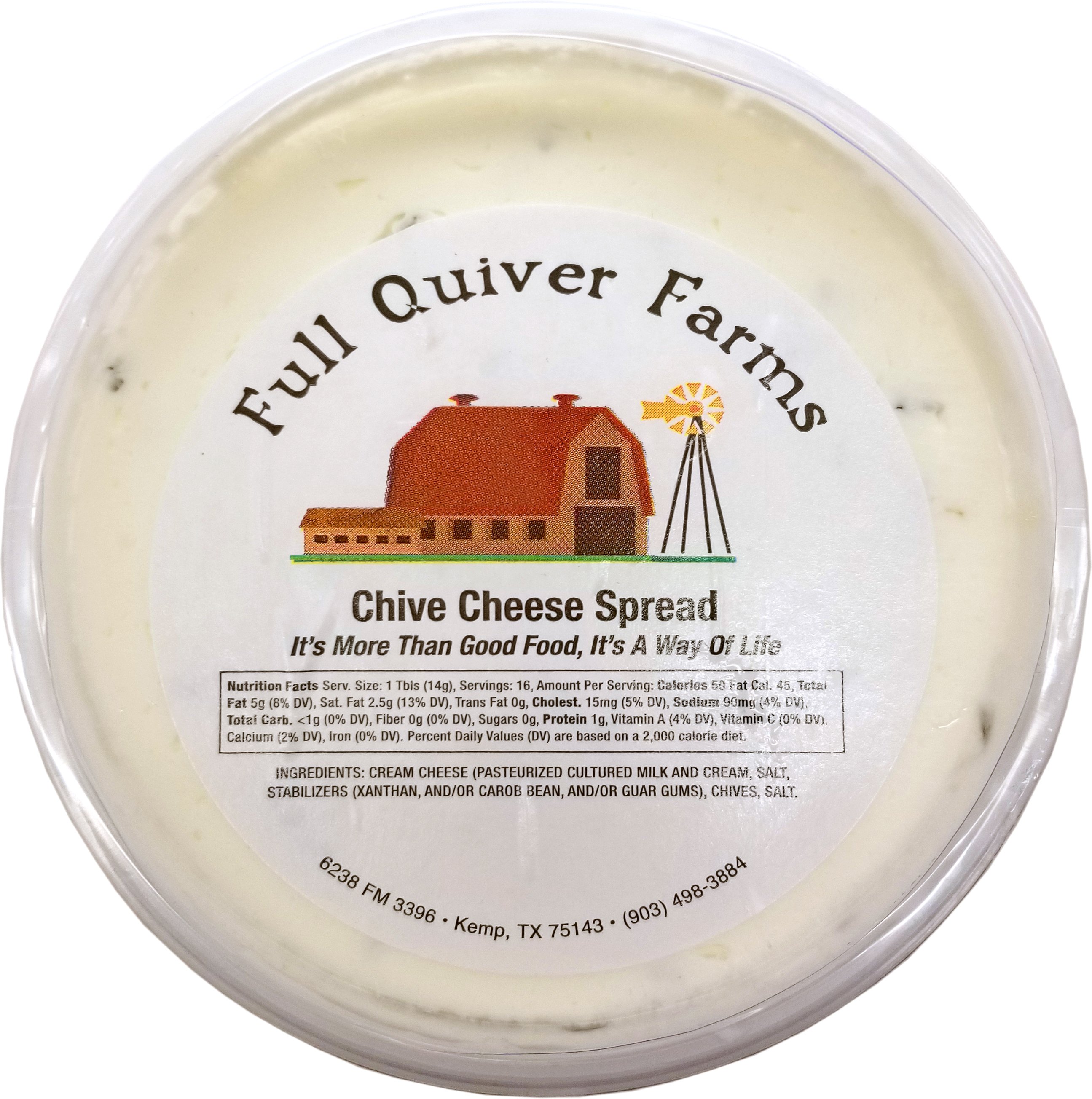 Full Quiver Farms Chive Cheese Spread - Shop Cheese at H-E-B