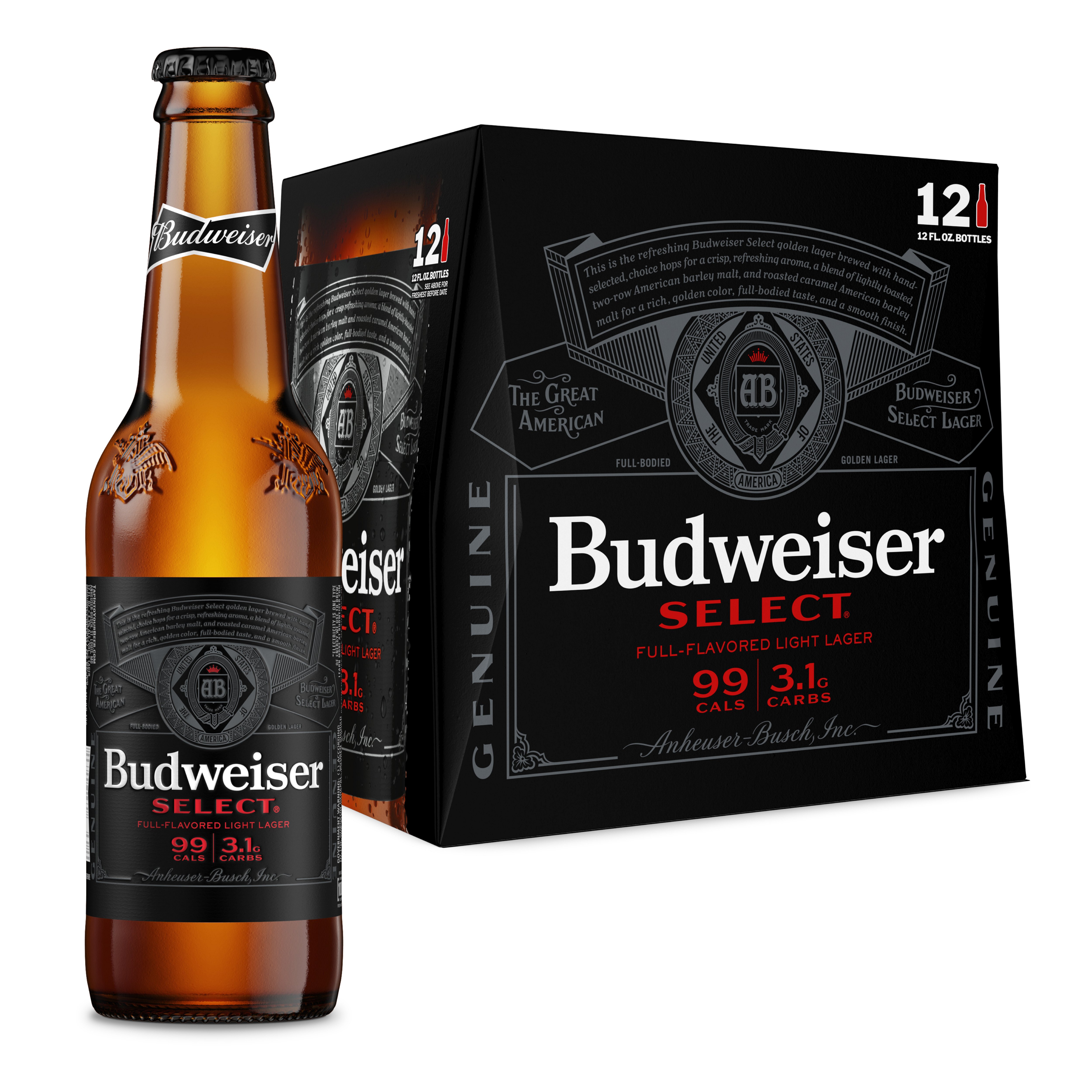 Budweiser Select Light Lager Beer, 12 pack - Shop Beer at H-E-B