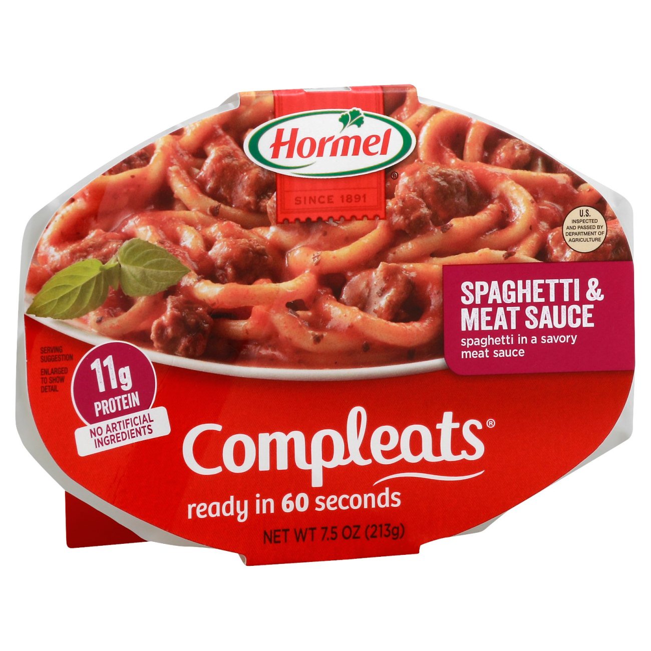 Hormel Compleats Homestyle Spaghetti & Meat Sauce - Shop Pantry meals ...