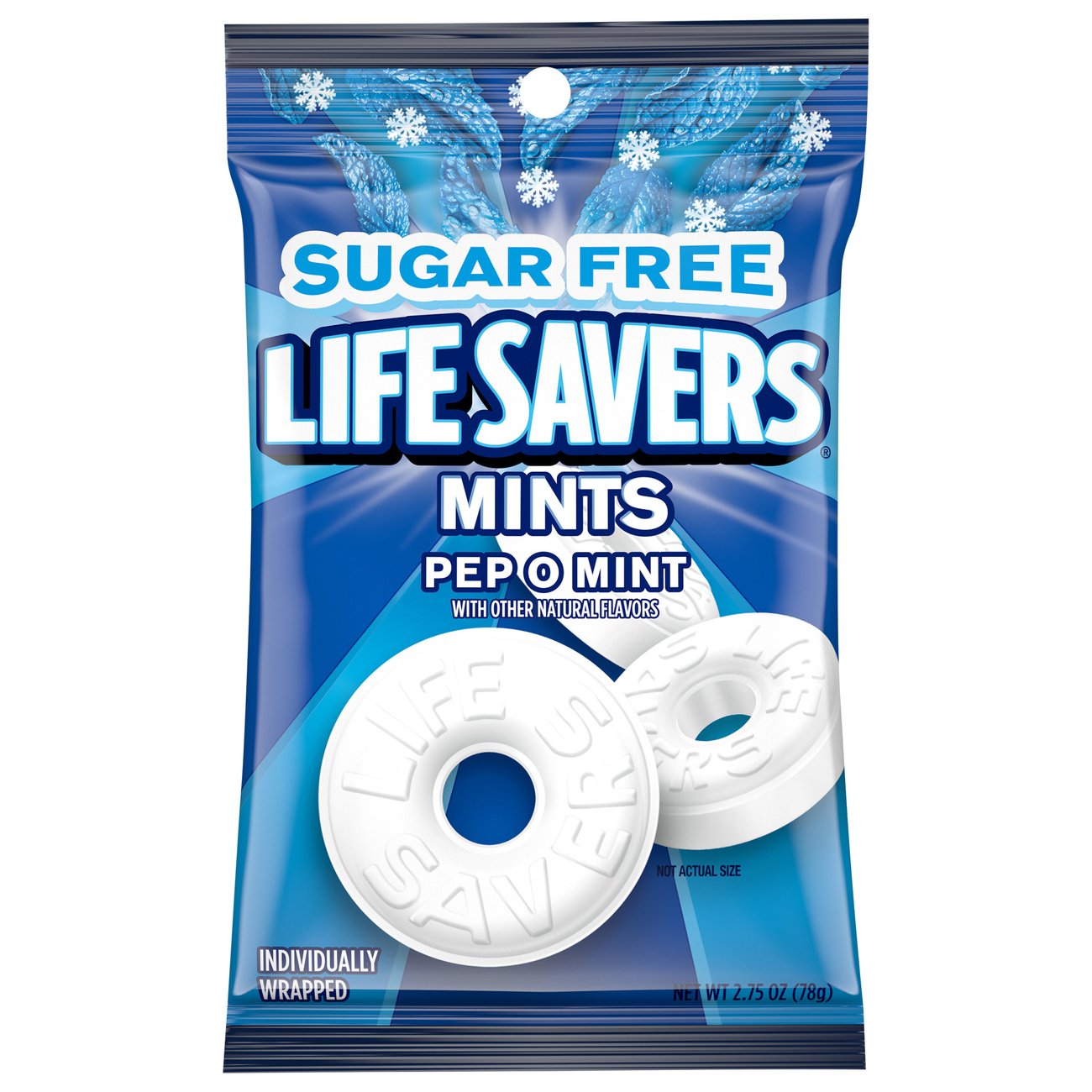 Life Savers Sugar Free Individually Wrapped Mints - Pep O Mint - Shop ...