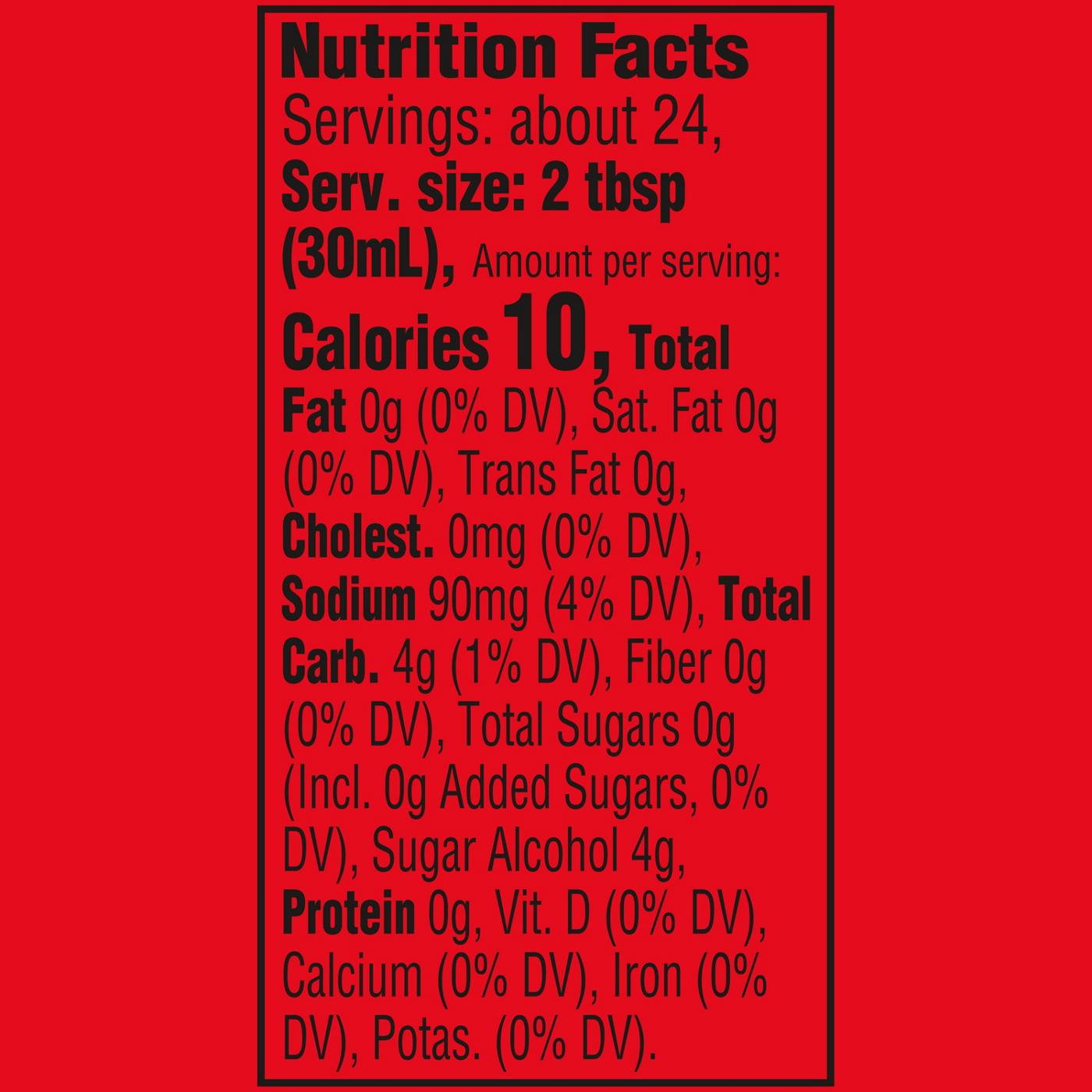 Mrs. Butterworth's Sugar Free Thick and Rich Pancake Syrup - Shop Syrup ...