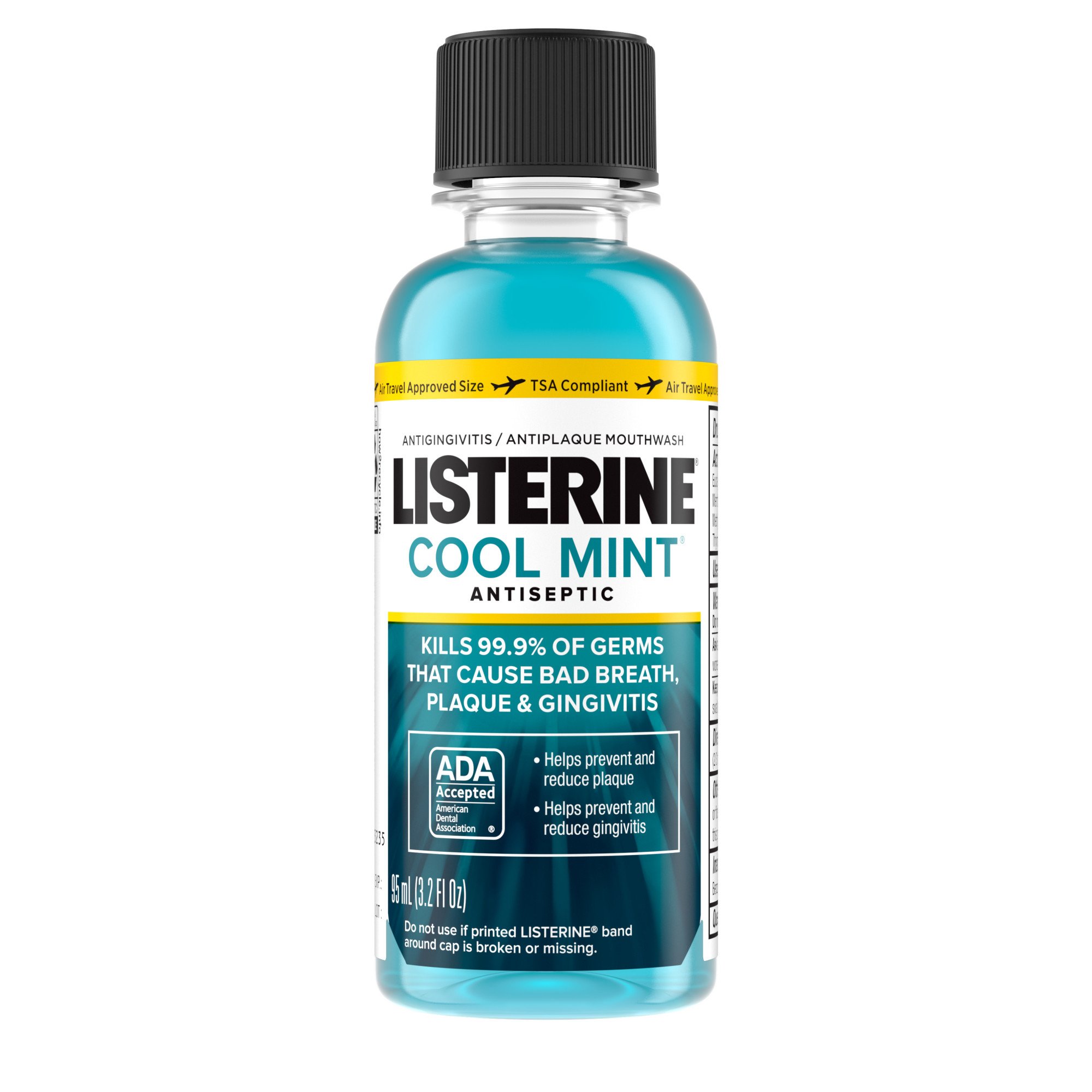 Listerine Travel Size Antiseptic Mouthwash - Cool Mint - Shop Mouthwash ...