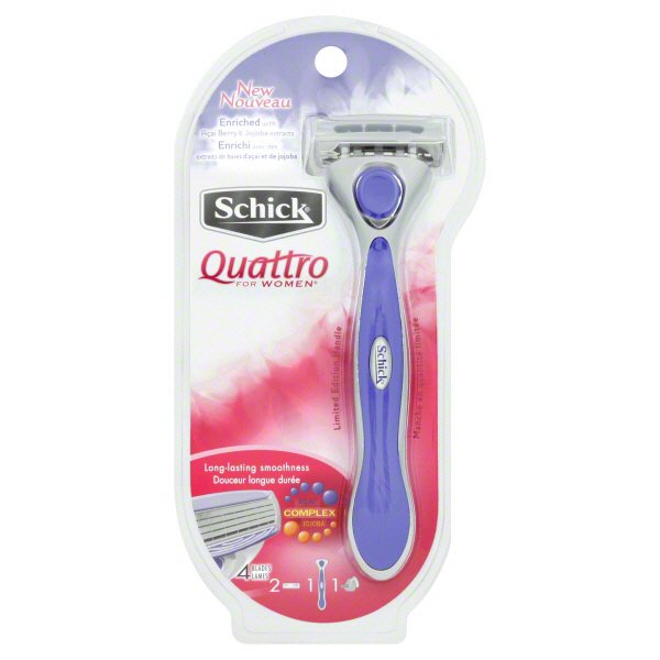 Schick Quattro For Women Razor - Shop Razors & blades at H-E-B