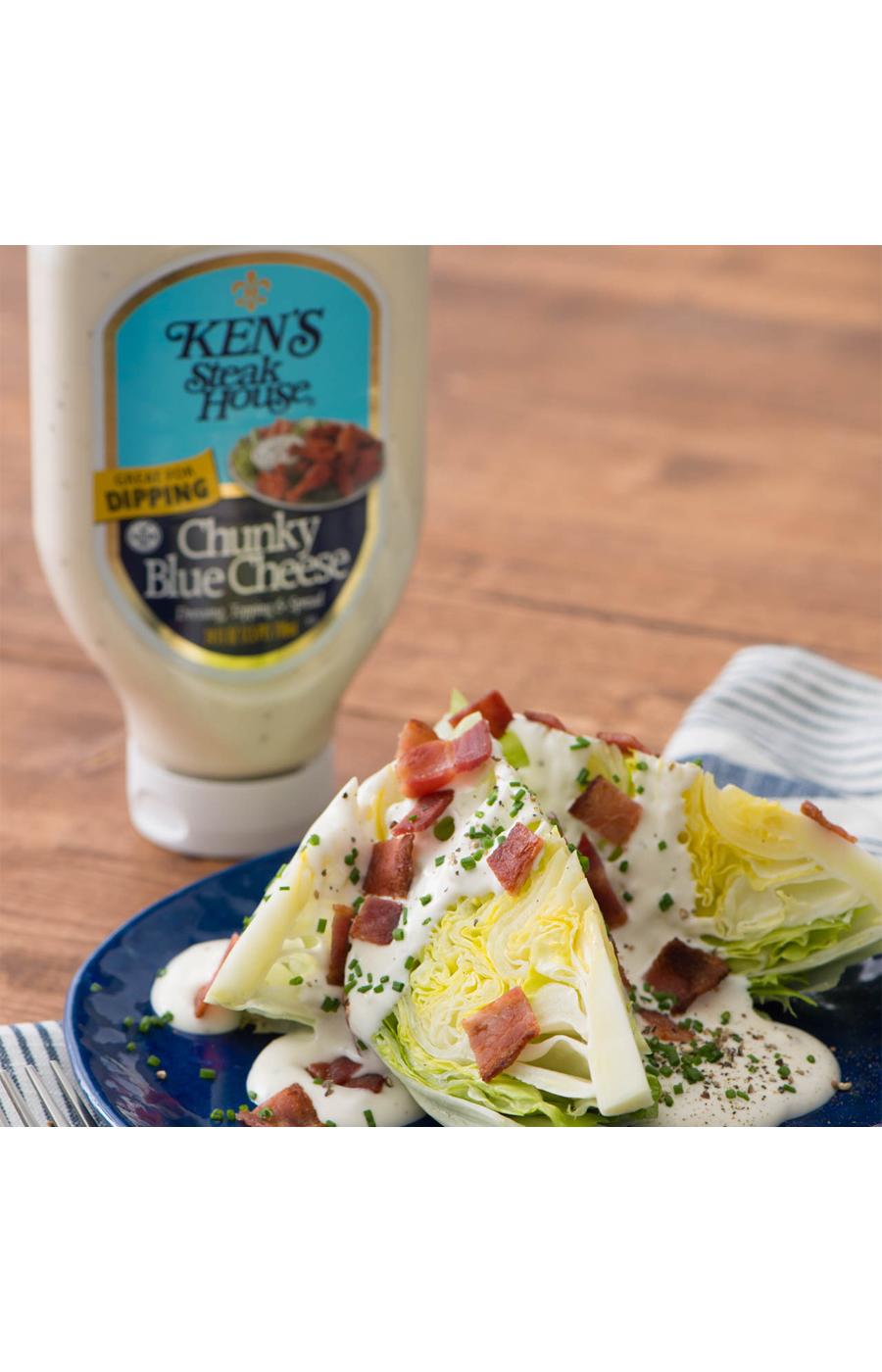 Ken's Steak House Chunky Blue Cheese Dressing - Shop Salad dressings at ...