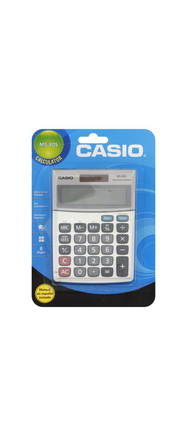 Casio MS-80 Desktop Calculator - Shop Tools & equipment at H-E-B