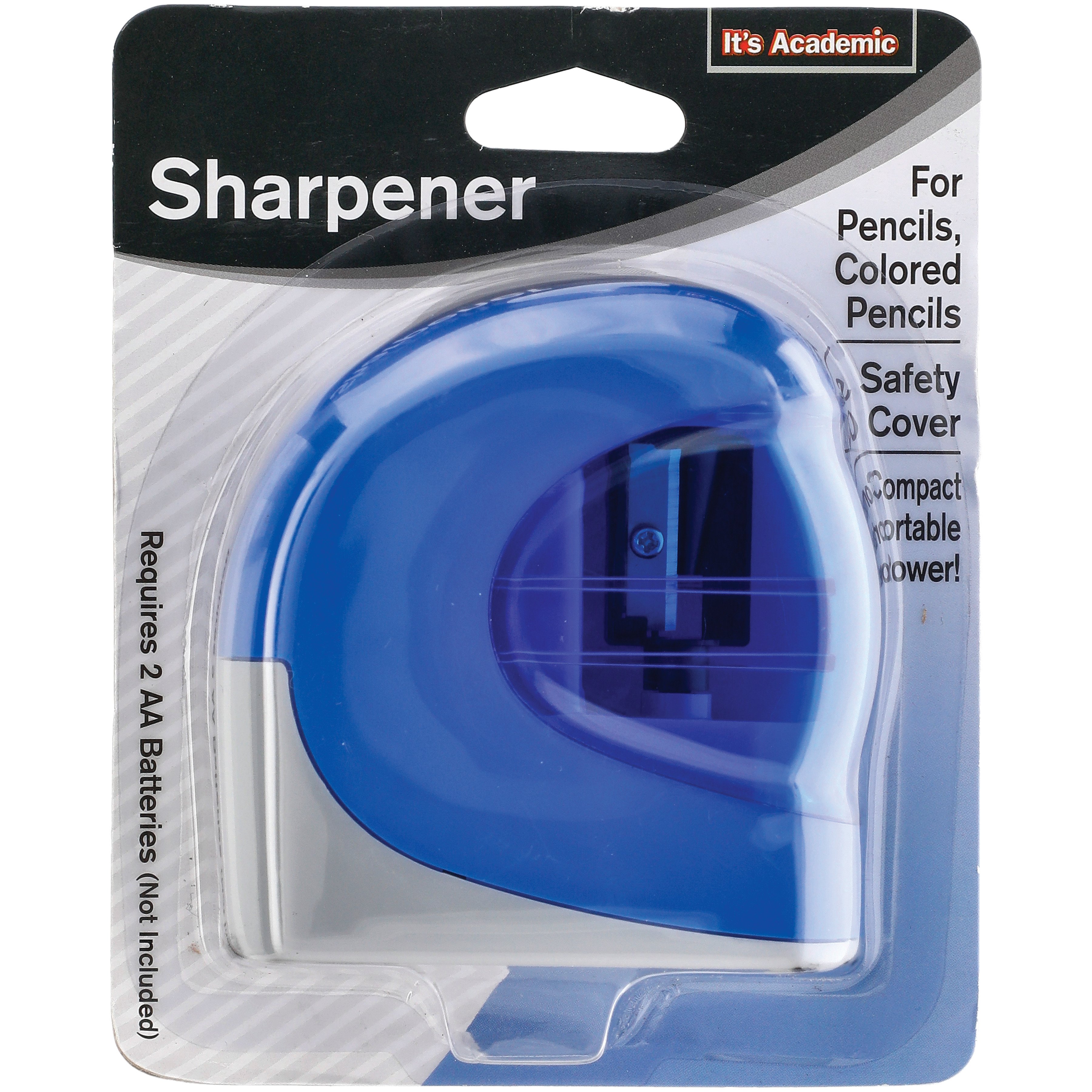 It's Academic Blue Battery Powered Pencil Sharpener - Shop Pencil ...