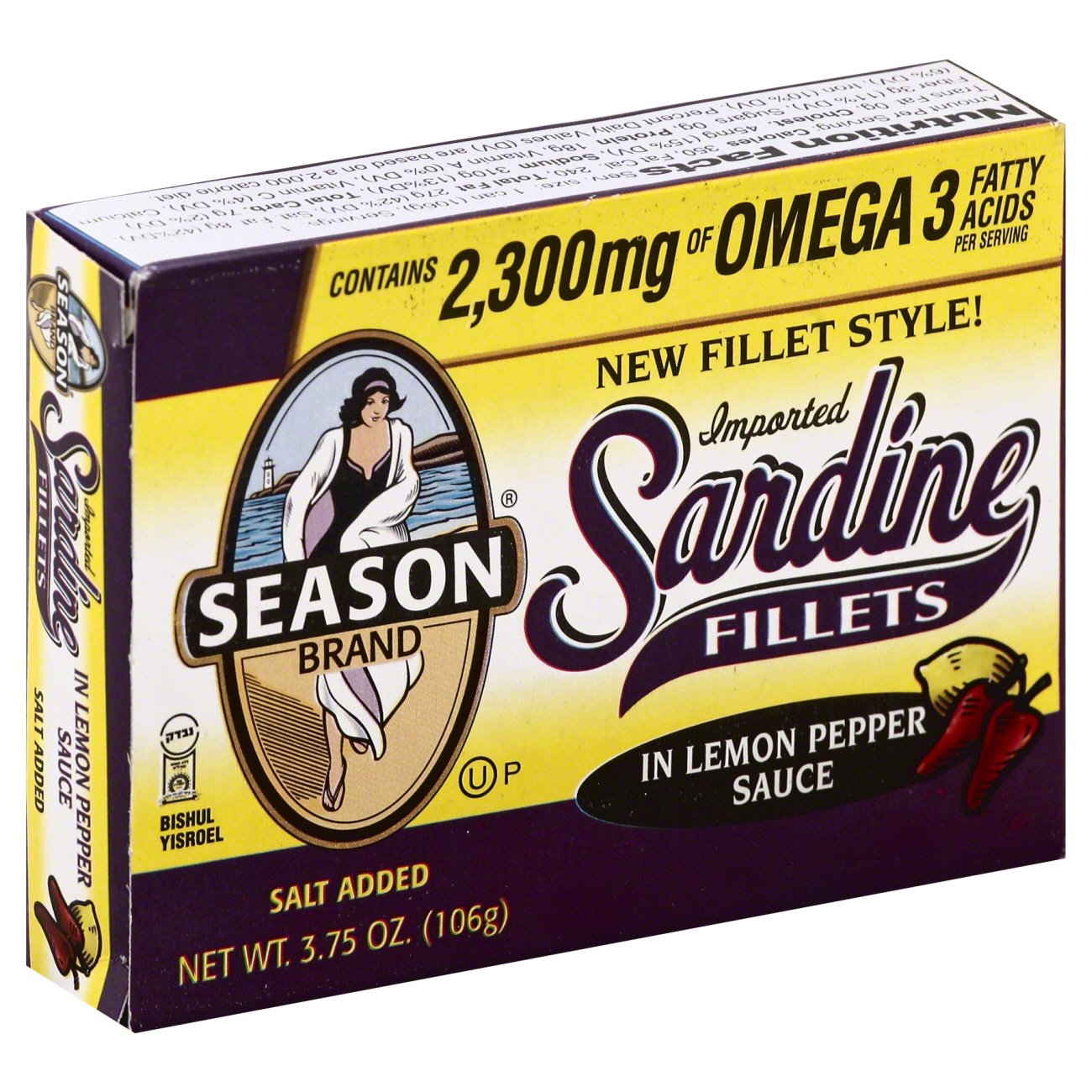 Season Lemon Pepper Sardine Fillets - Shop Seafood at H-E-B