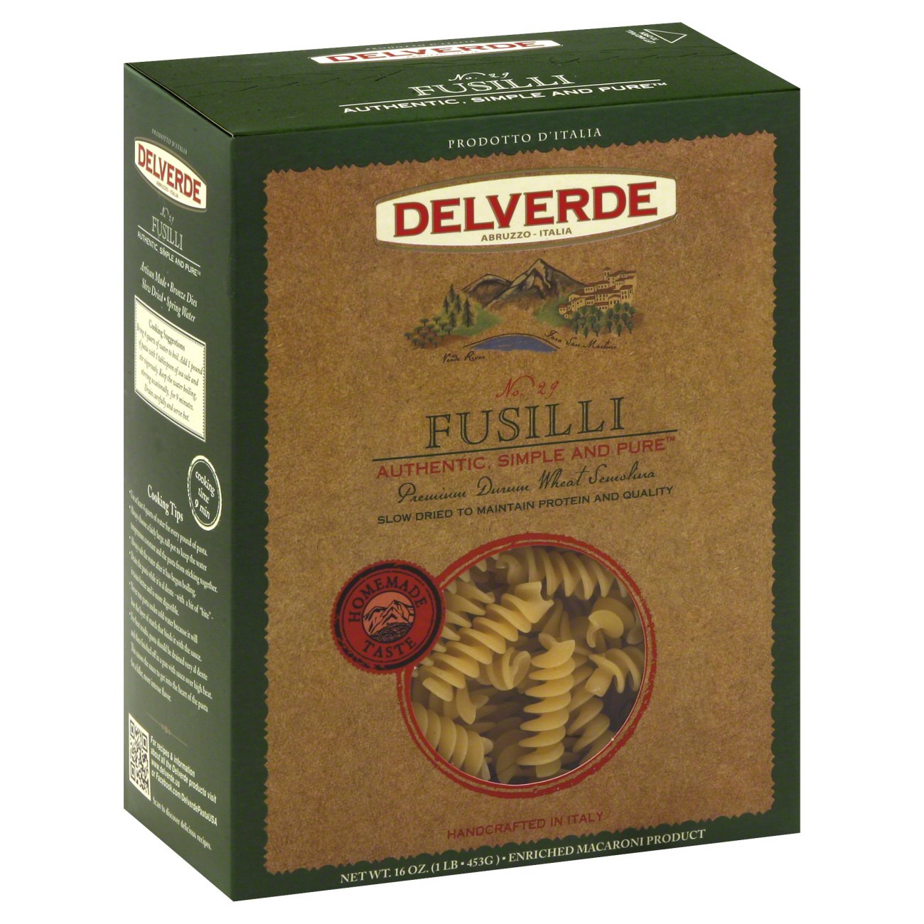 Delverde Fusilli No. 29 - Shop Pasta at H-E-B