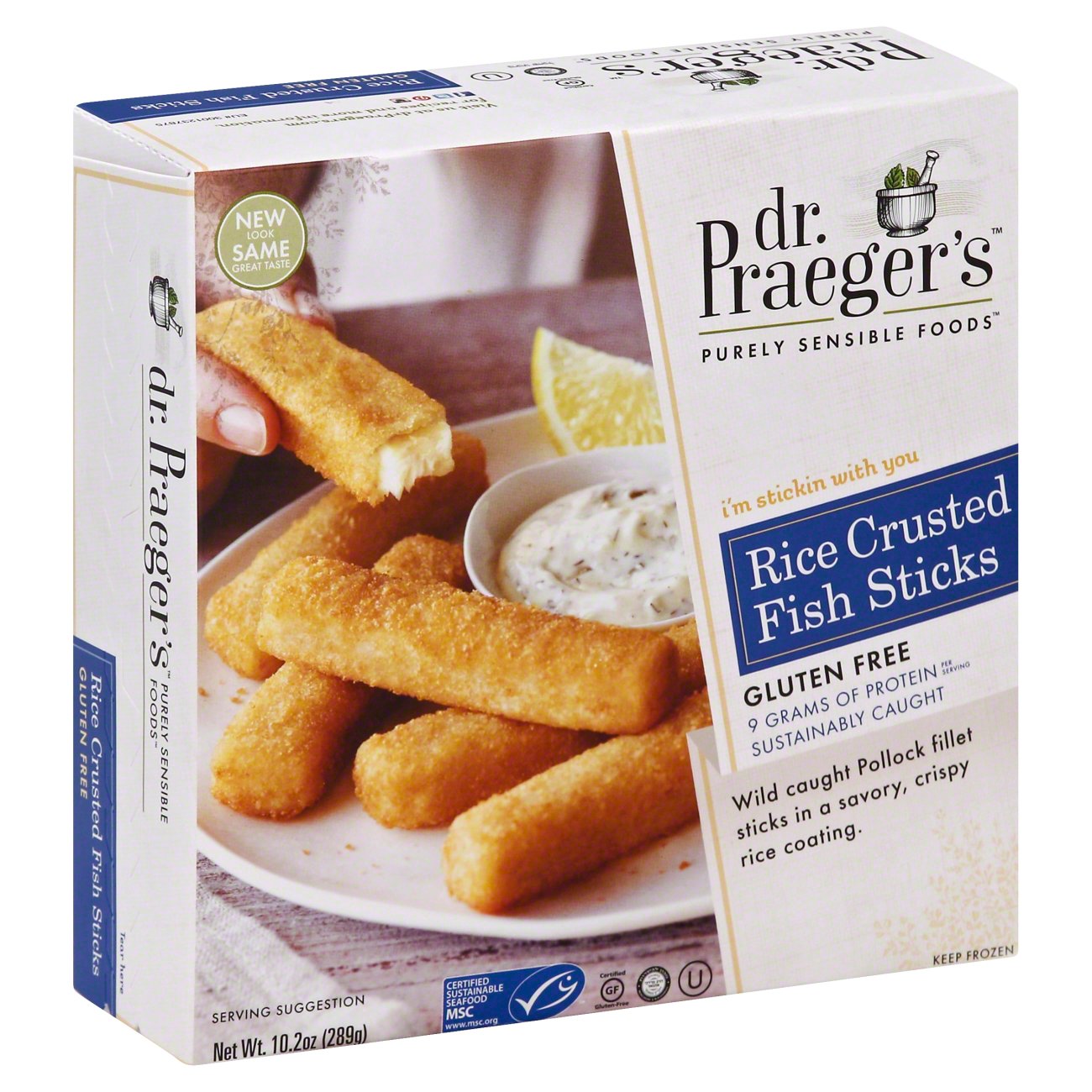 Dr. Praeger's Rice Crusted Fish Sticks - Shop Fish at H-E-B