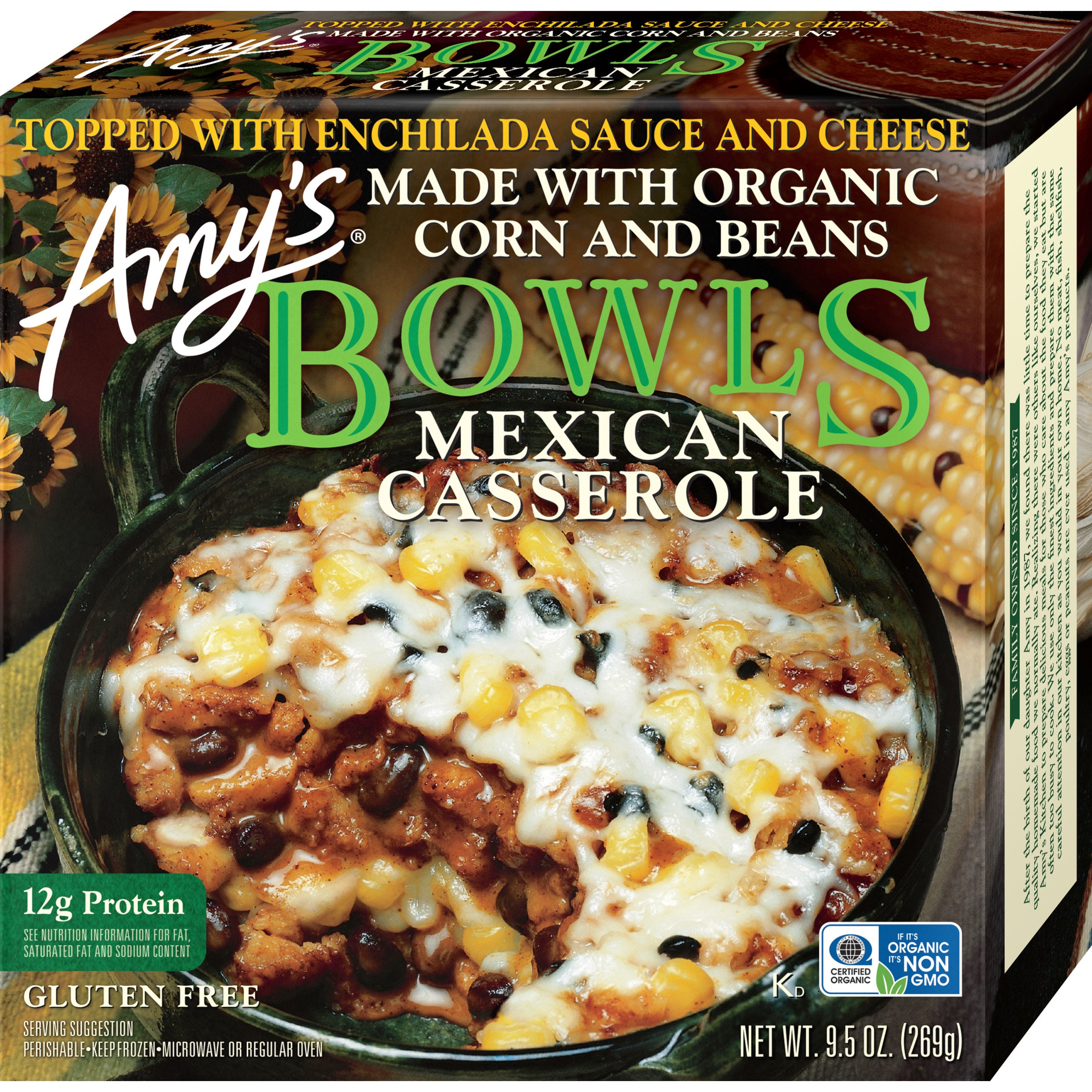 Amy's Frozen Mexican Casserole Bowl - Shop Entrees & sides at H-E-B