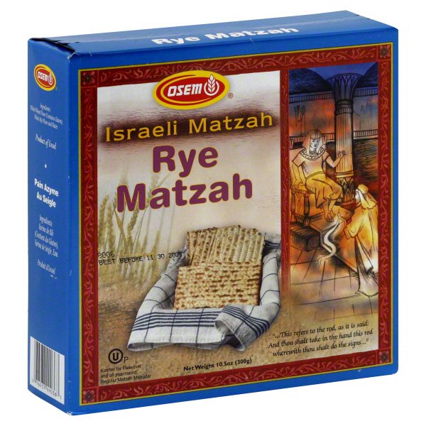 Osem Passover Rye Matzah - Shop Crackers & breadsticks at H-E-B