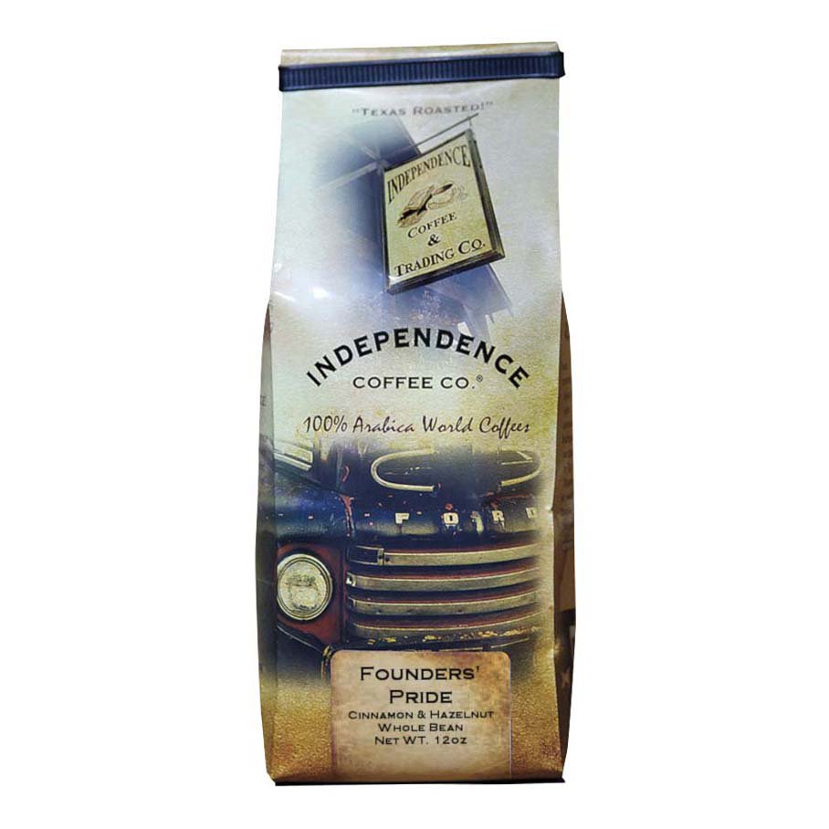 Independence Coffee Founder's Pride Cinnamon Hazelnut Whole Bean Coffee ...