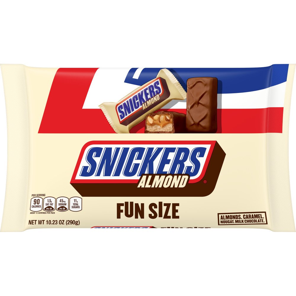 Snickers Almond Chocolate Fun Size Candy - Shop Candy at H-E-B