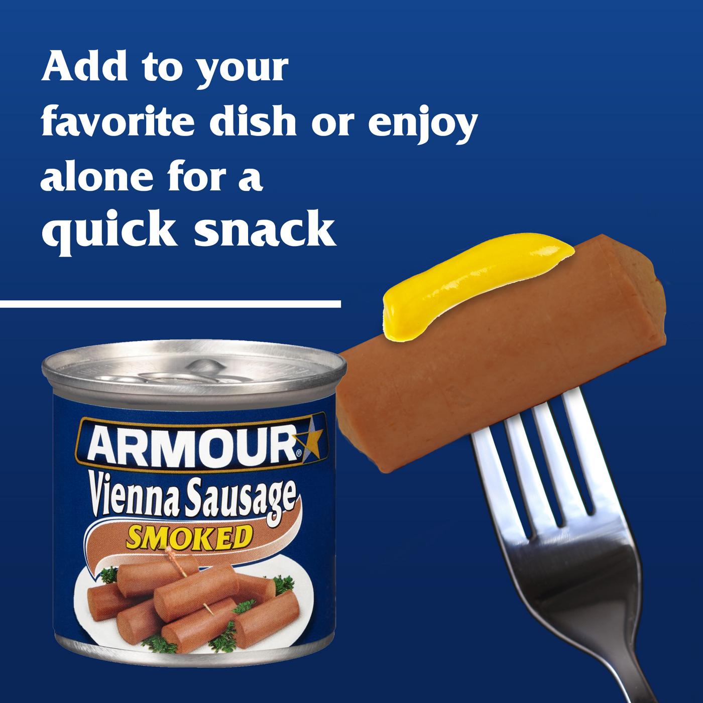Armour Smoked Vienna Sausage Canned Sausage - Shop Meat at H-E-B