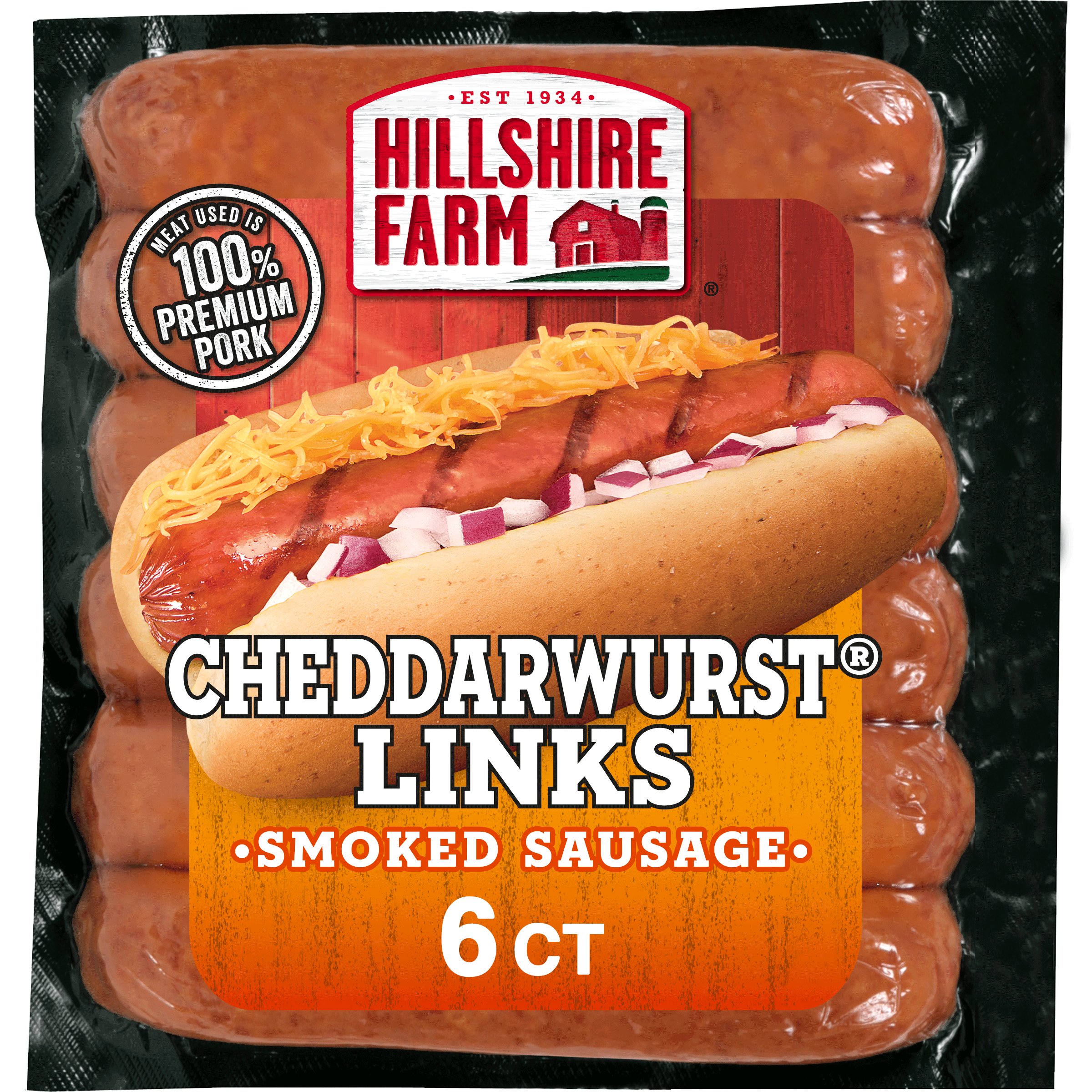 Hillshire Farm CheddarWurst Smoked Sausage Links - Shop Sausage at H-E-B