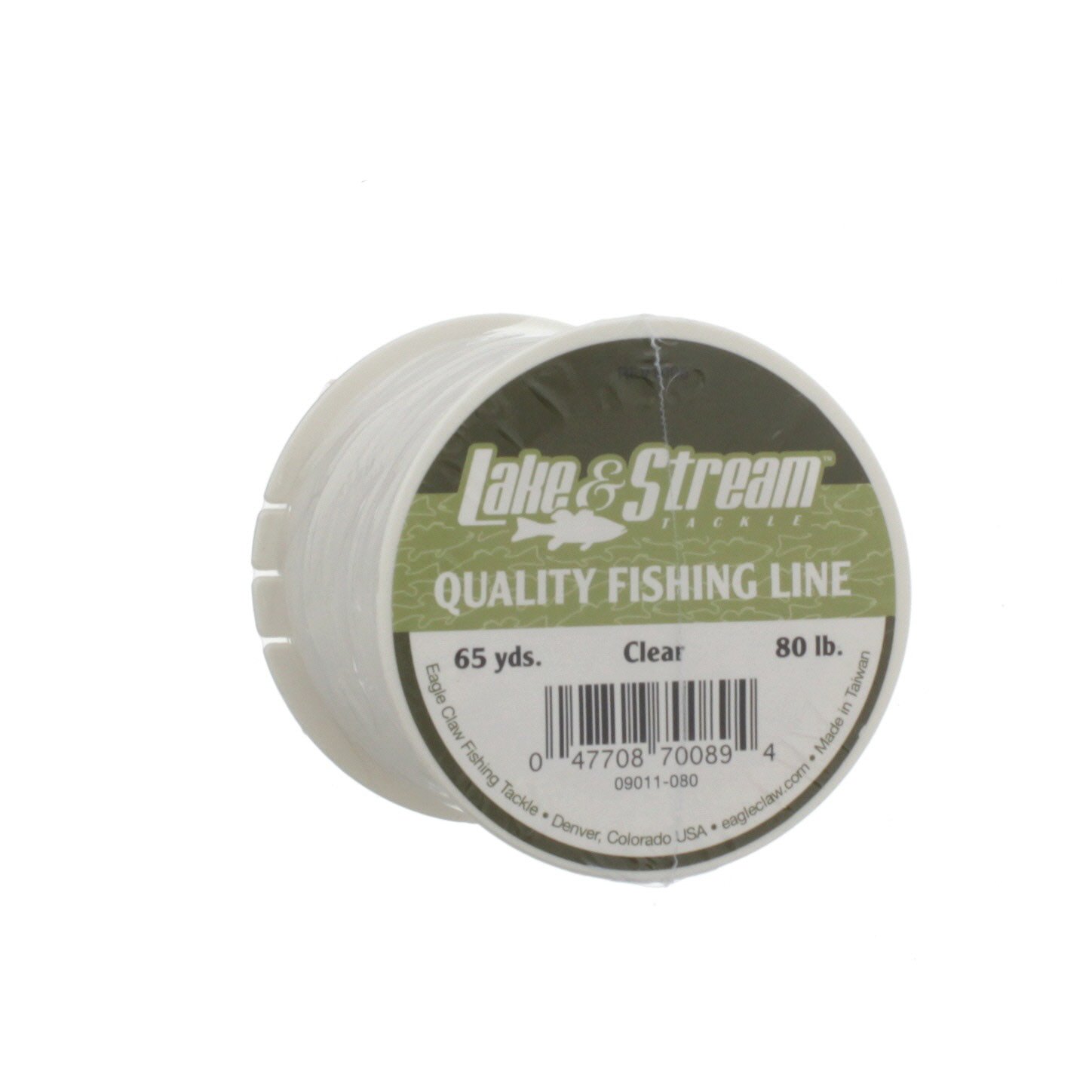 Eagle Claw Lake & Stream Clear Fishing Line 80lb 65yds - Shop Fishing ...