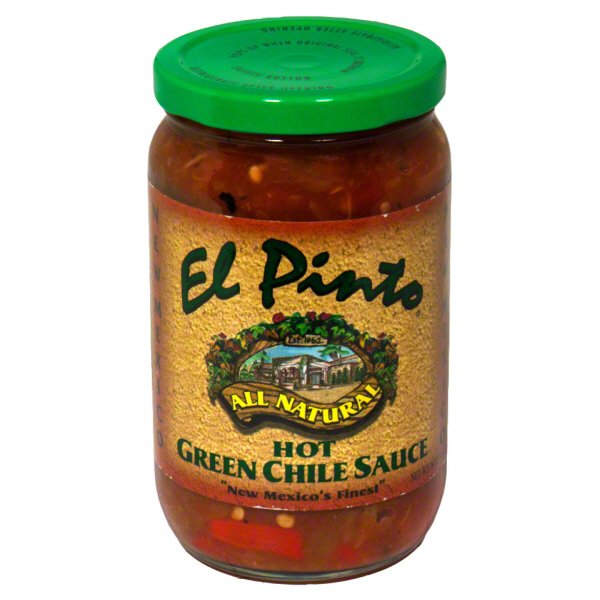 El Pinto All Natural Hot Green Chile Sauce - Shop Salsa & Dip at H-E-B