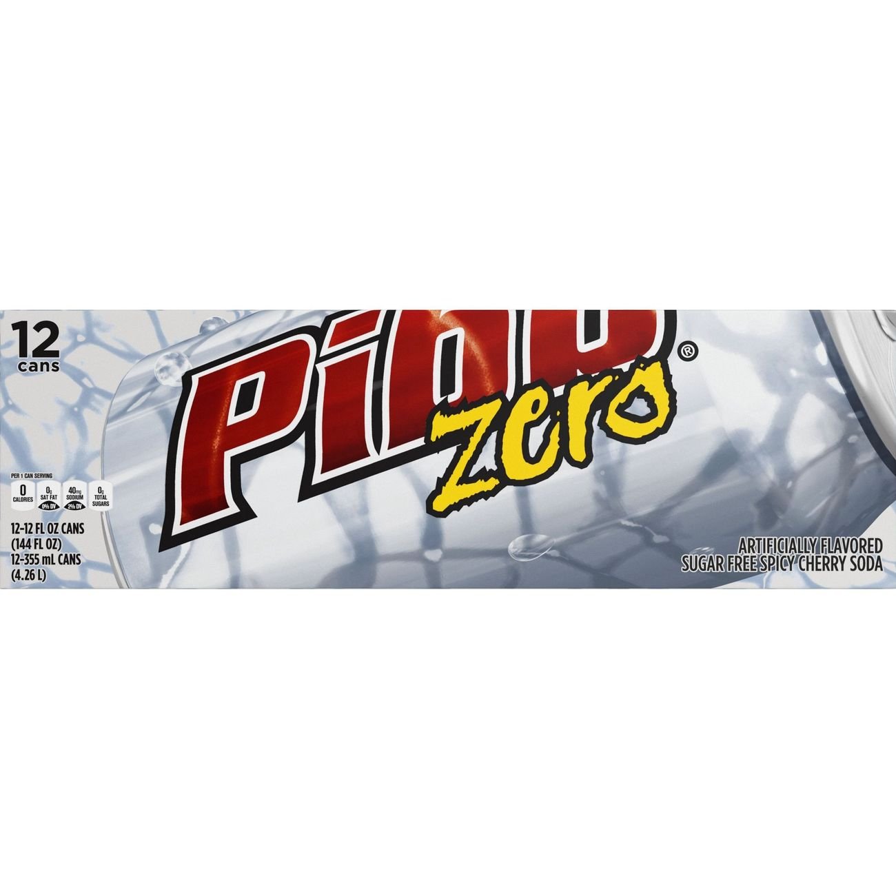 Pibb Zero Sugar Free Soda 12 oz Cans - Shop Soda at H-E-B