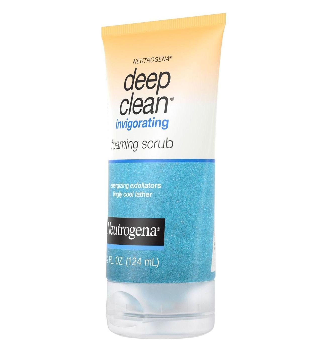 Neutrogena Deep Clean Invigorating Foaming Scrub - Shop Facial ...