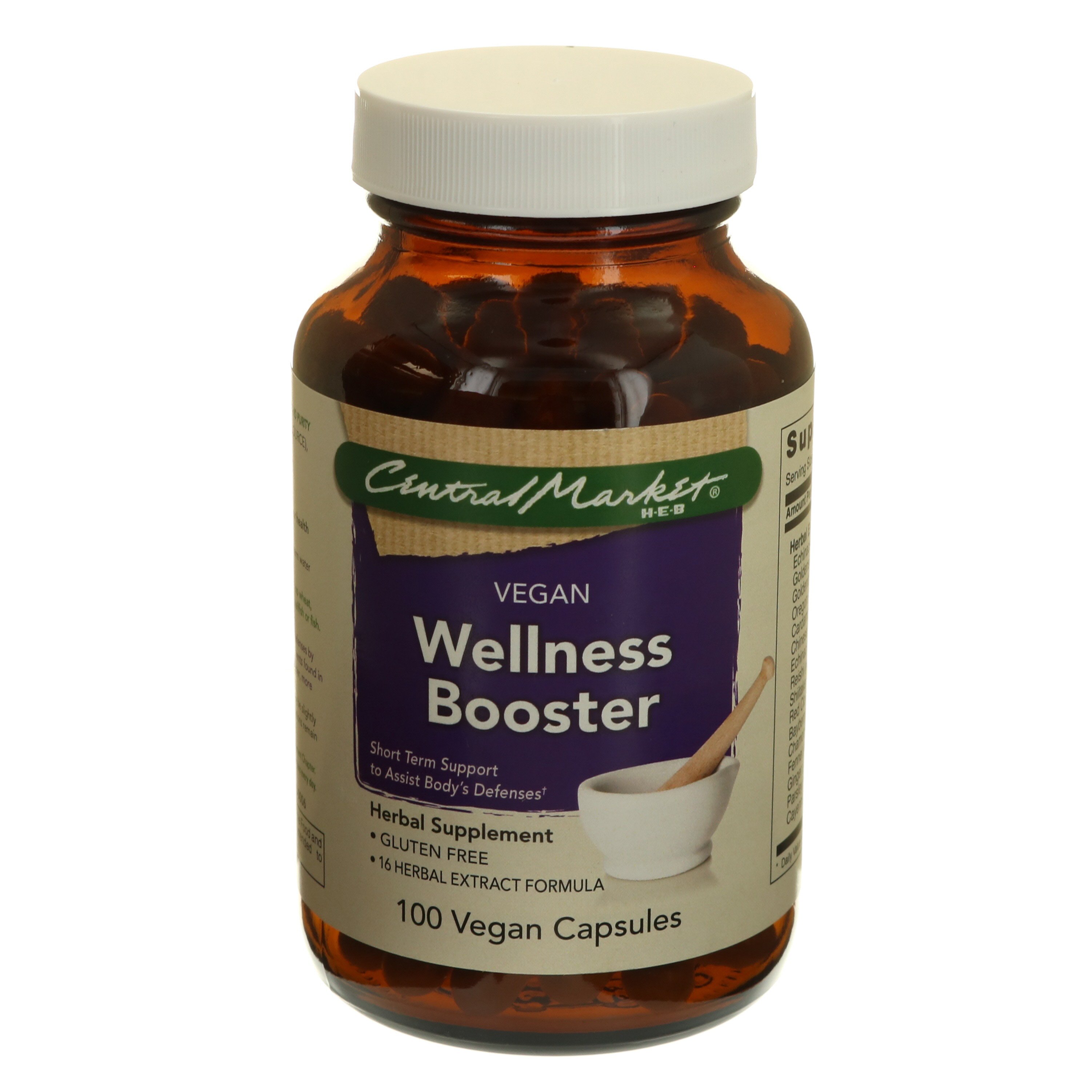Central Market Wellness Booster Vegetarian Capsules - Shop Herbs ...