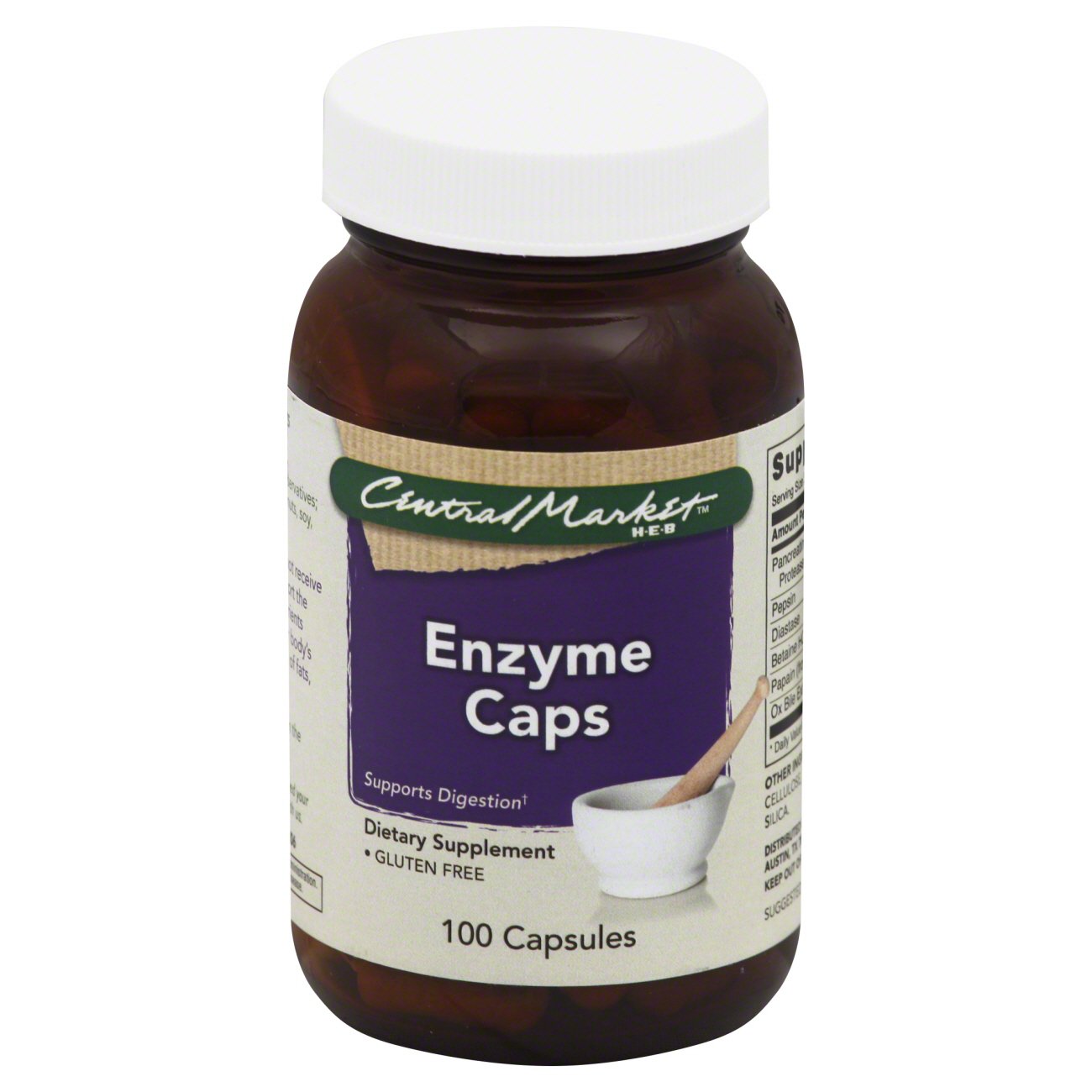 Central Market Enzyme Capules, 100 ct | Central Market - Really Into Food