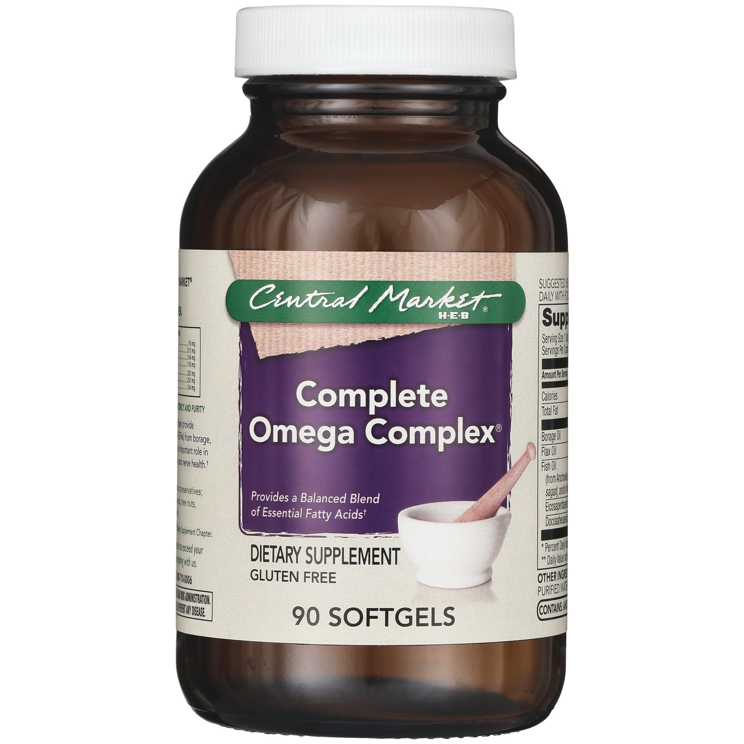 Central Market Omega Complex Complete Food Rich Softgels - Shop Diet ...