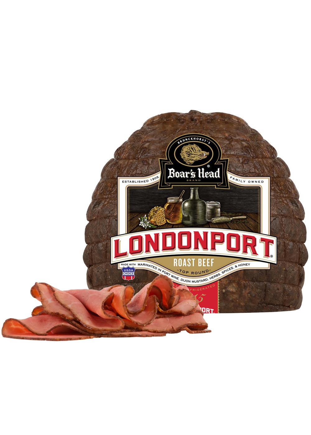 Boar's Head Londonport Top Round Roast Beef, Custom Sliced - Shop Meat ...