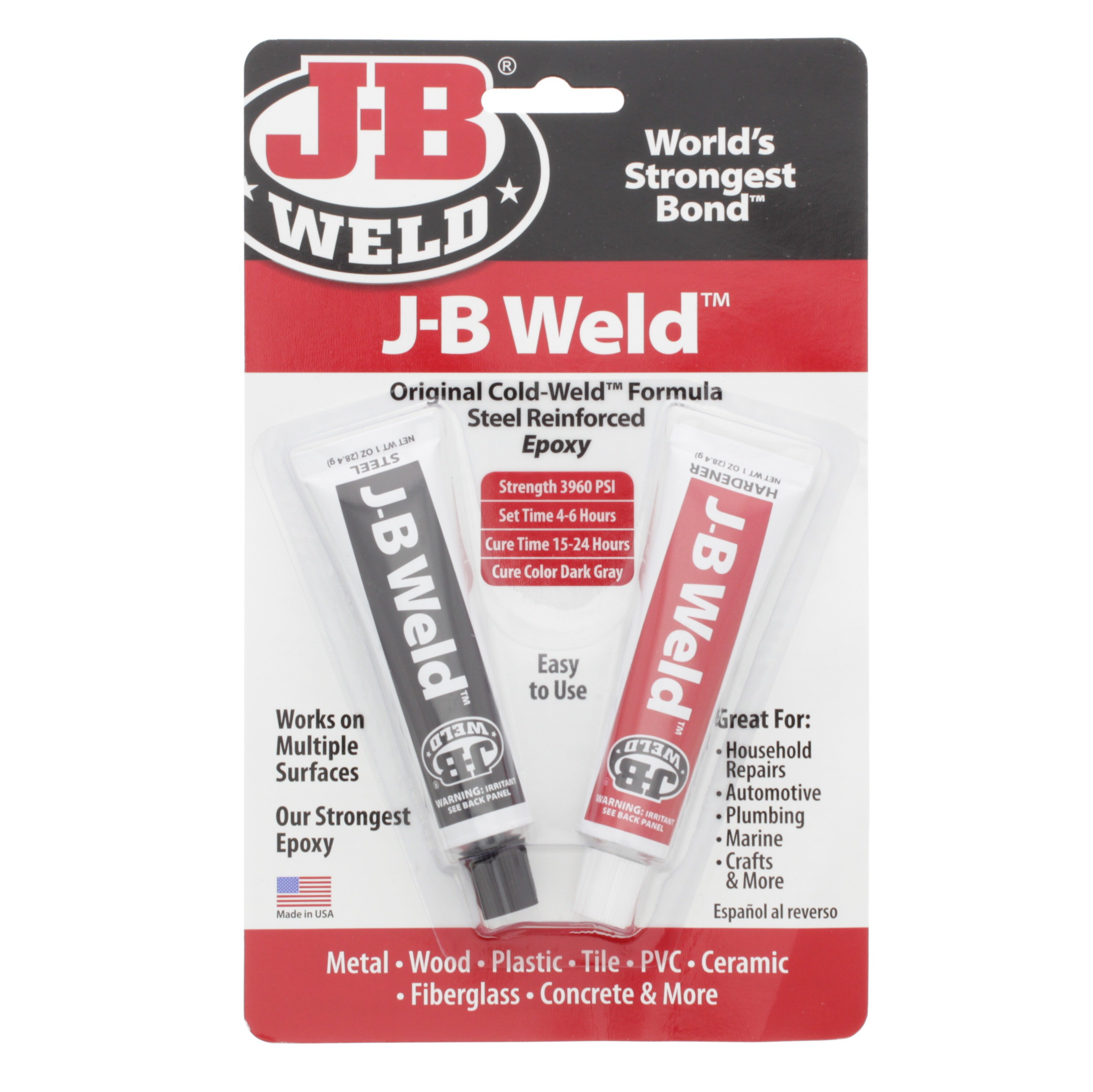 J-B Weld Twin Tube Original Cold Weld Two-Part Epoxy - Shop Adhesives ...
