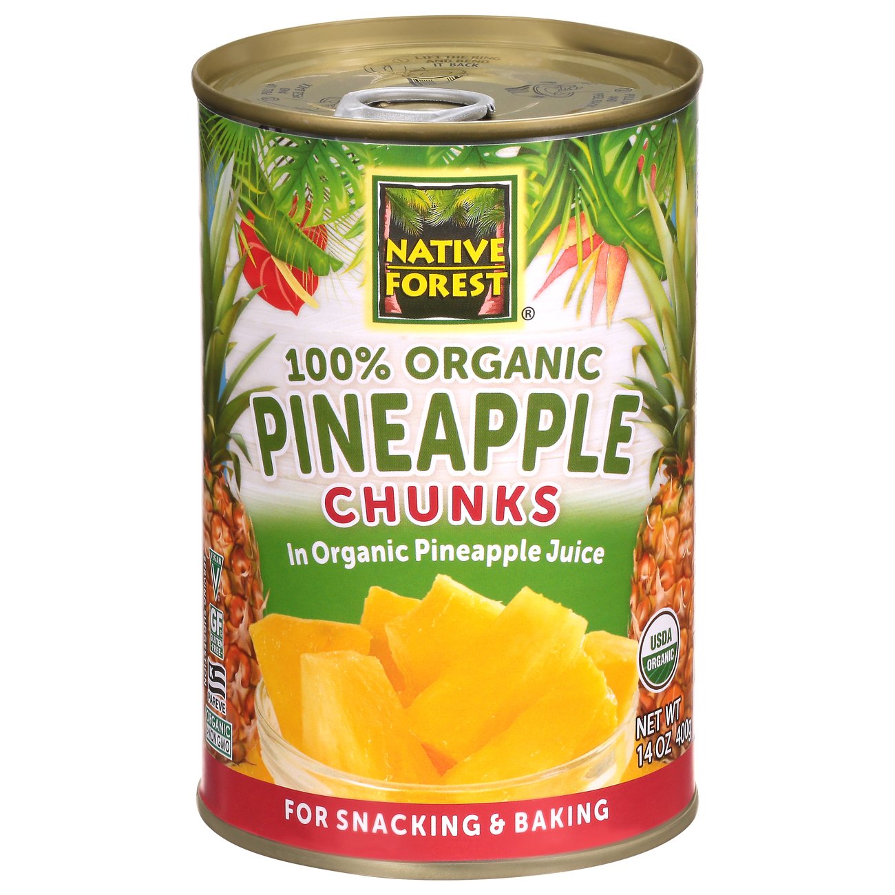Native Forest Organic Pineapple Chunks, 15 oz | Central Market - Really ...