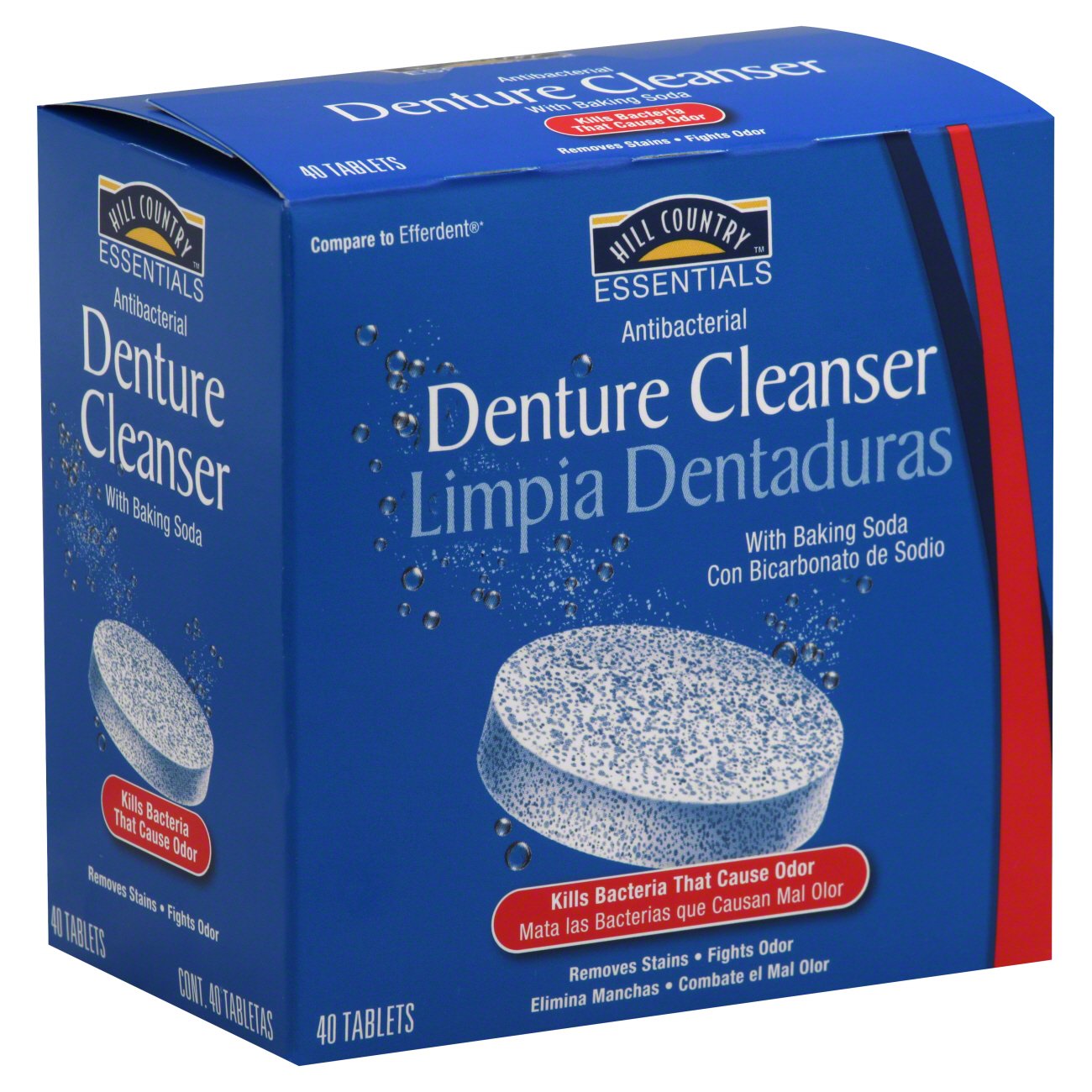 Hill Country Essentials Antibacterial Denture Cleanser With Baking Soda ...