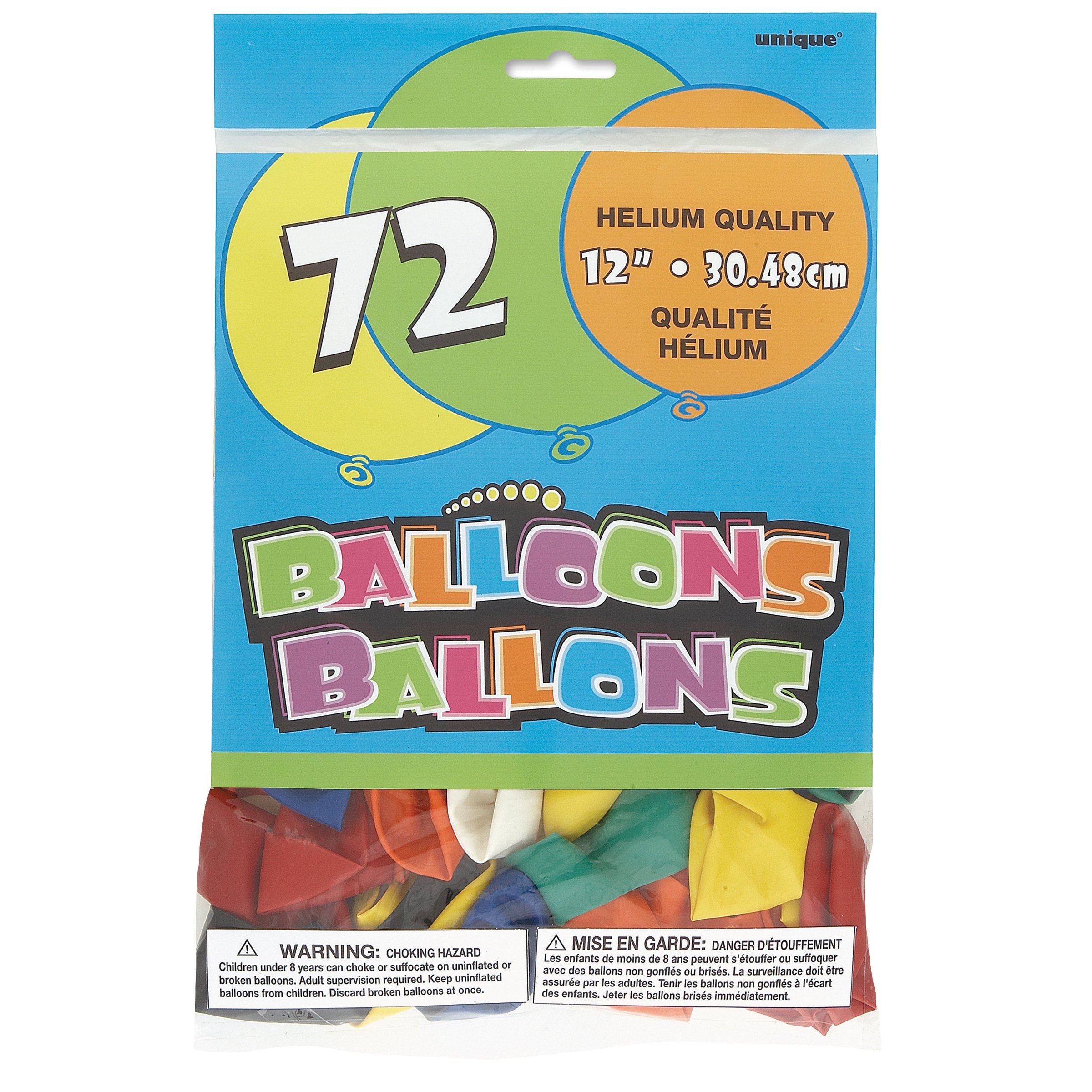unique Latex Balloons - Multi Color, 72 Ct - Shop Balloons at H-E-B