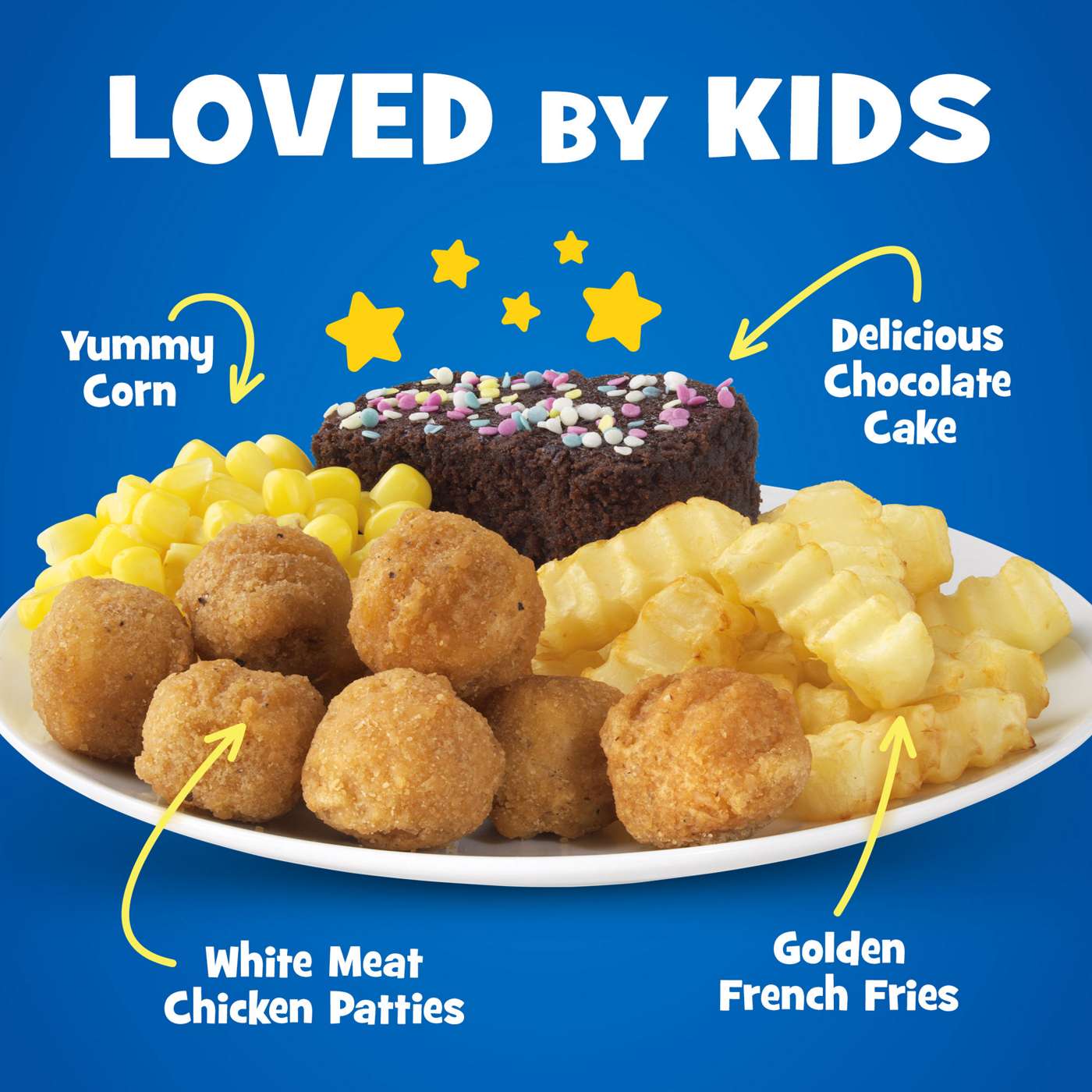 Kid Cuisine Popcorn Chicken Frozen Meal - Shop Entrees & sides at H-E-B