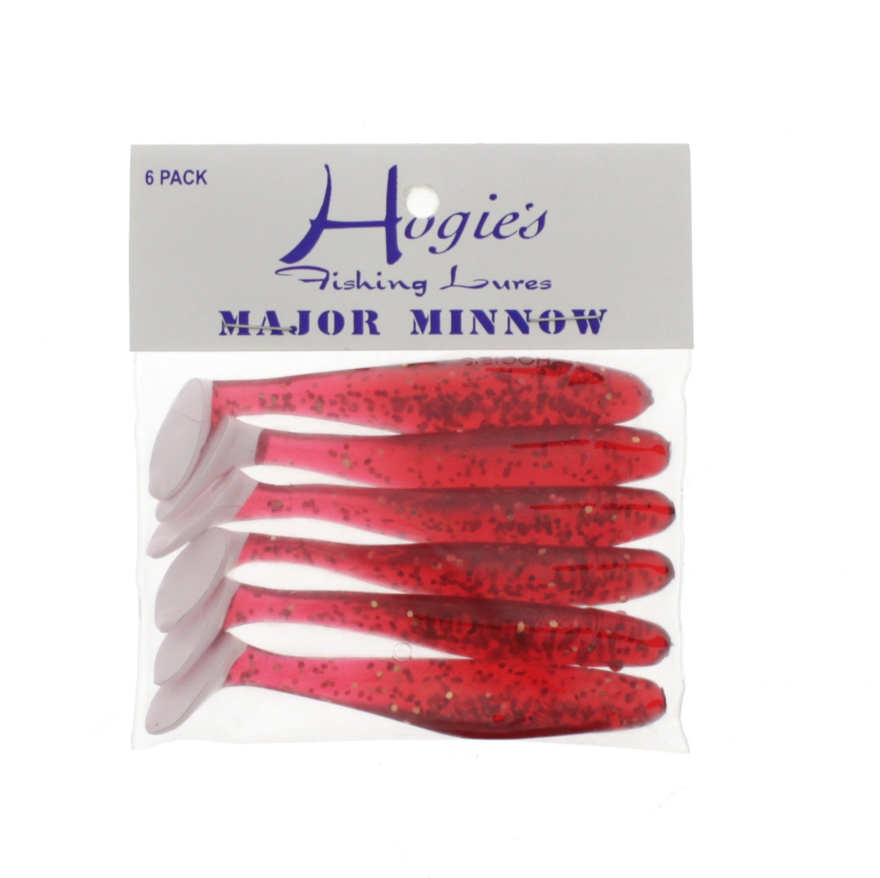 Hogie's Fishing Lures Major Minnow, Strawberry/ White Tail - Shop ...