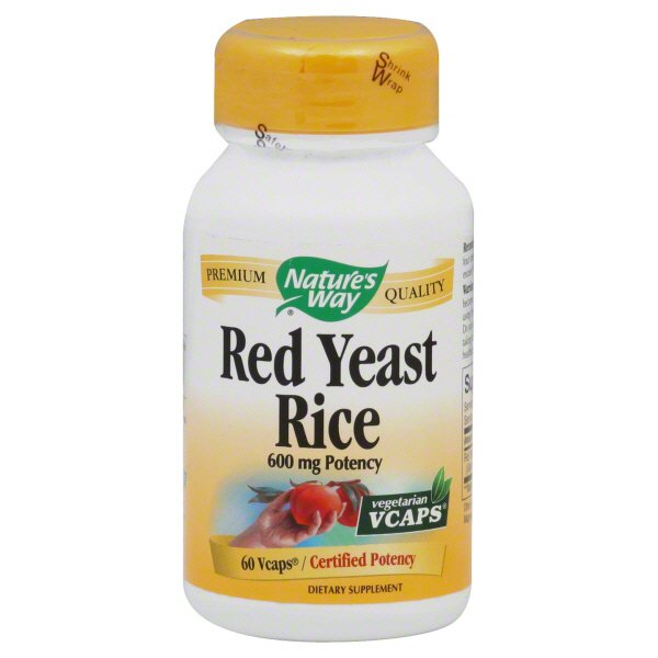 Nature's Way Red Yeast Rice 600 Mg Vegetarian Vcaps - Shop Herbs ...
