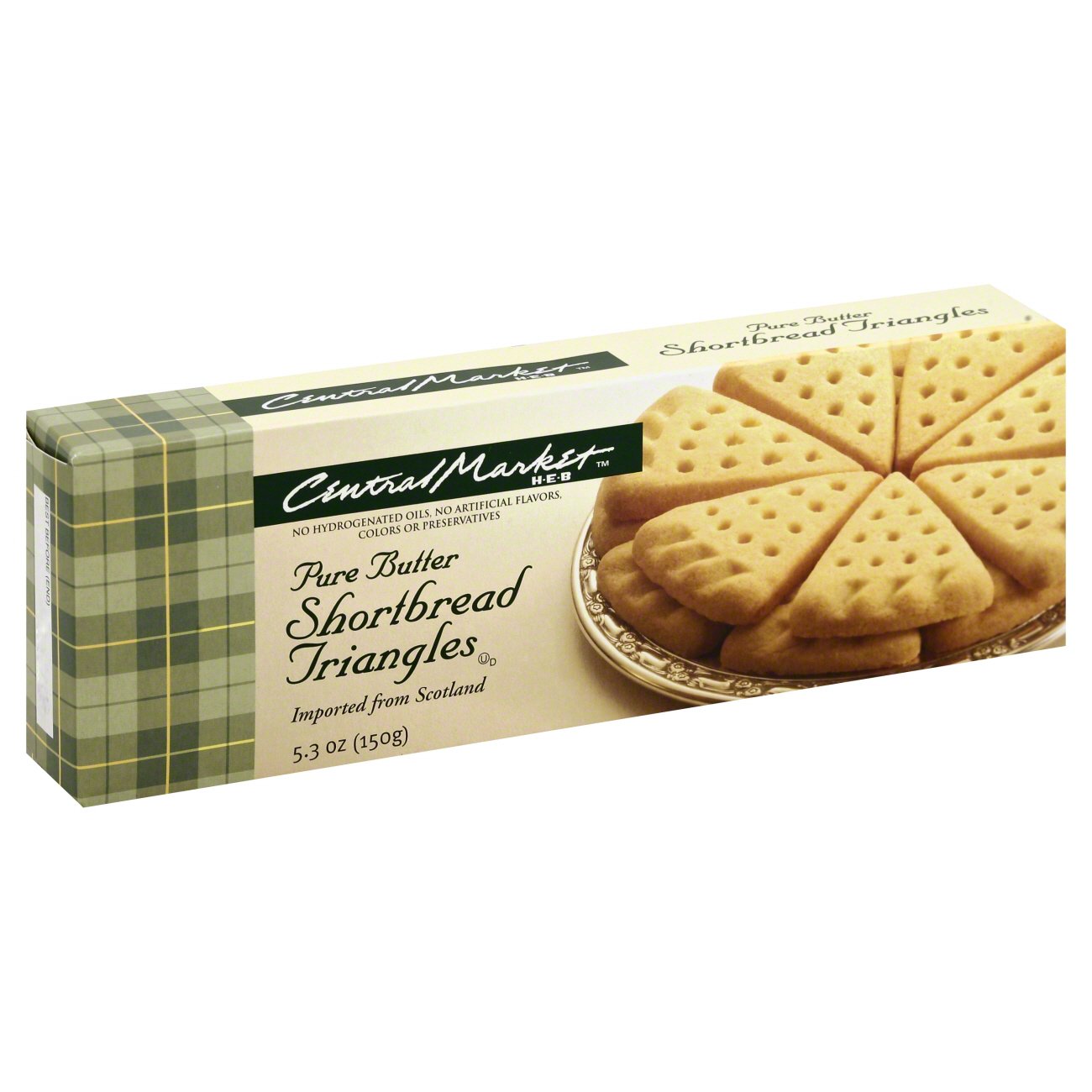 Central Market Pure Butter Shortbread Triangles - Shop Cookies at H-E-B