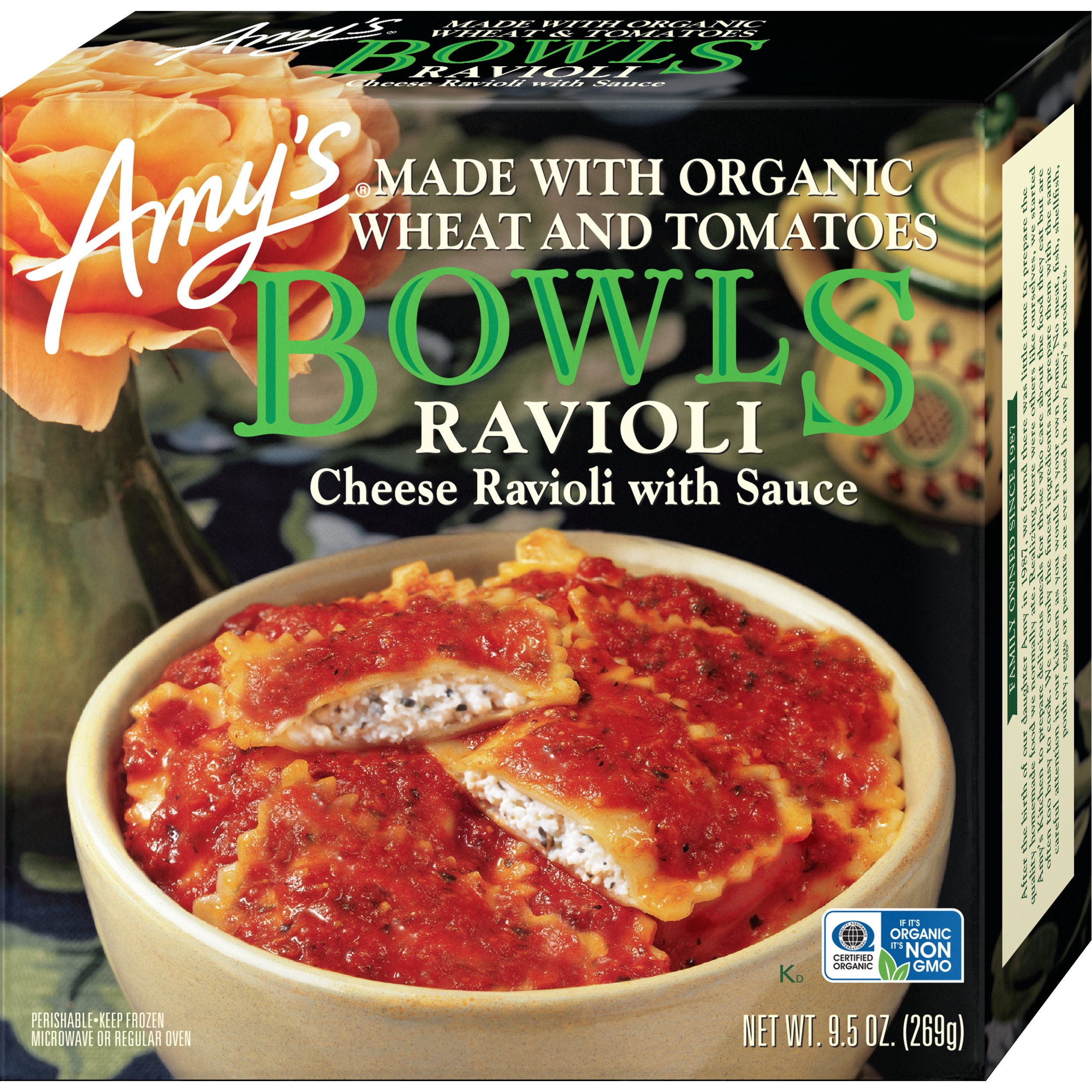 Amy's Cheese Ravioli Bowl Frozen Meal - Shop Entrees & sides at H-E-B