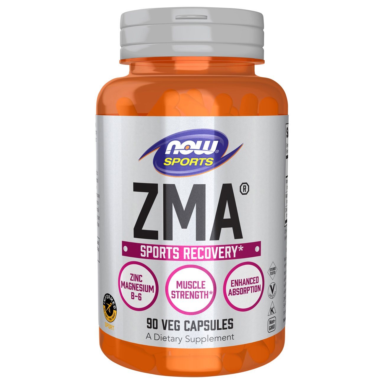 NOW ZMA Anabolic Sports Recovery Dietary Supplement - Shop Diet ...