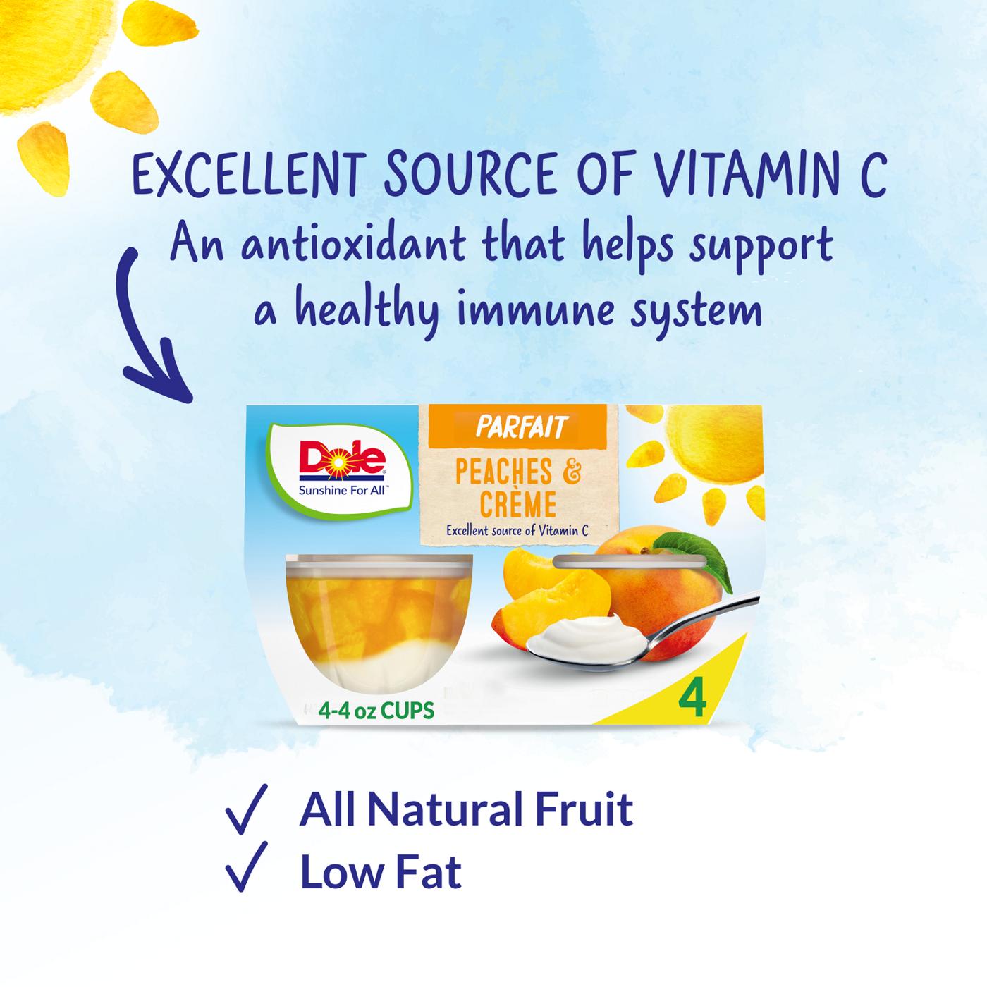 Dole Fruit Bowls - Peaches & Creme Parfait - Shop Peaches, plums ...