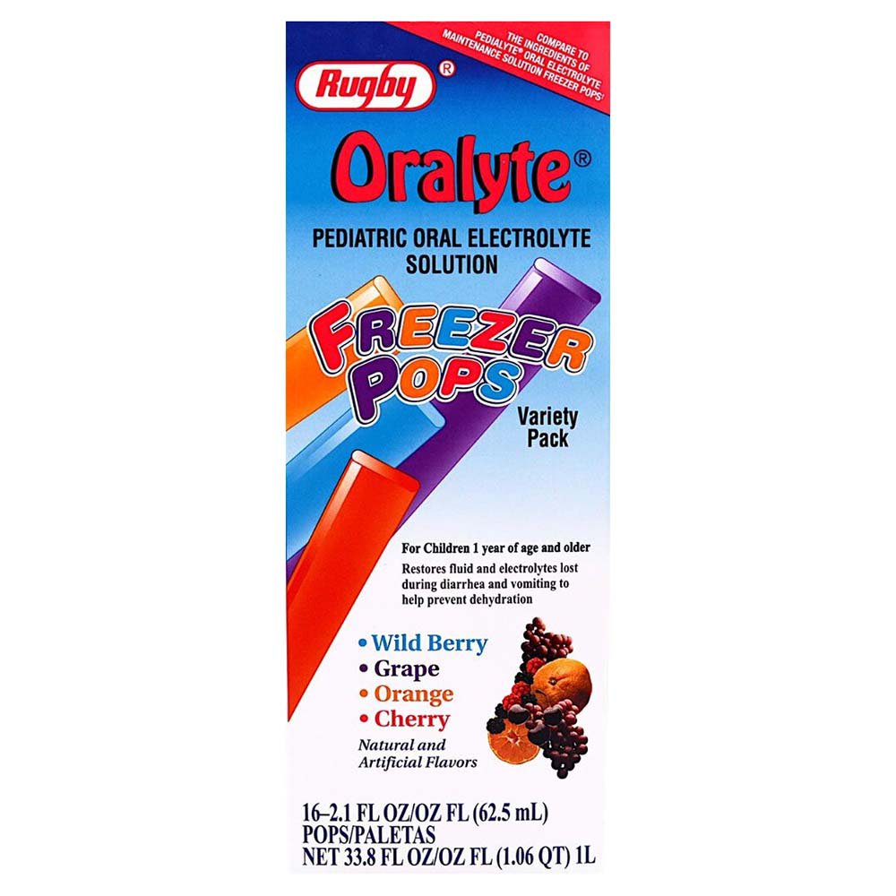 Rugby Oralyte Freezer Pops - Shop Food & Formula at H-E-B