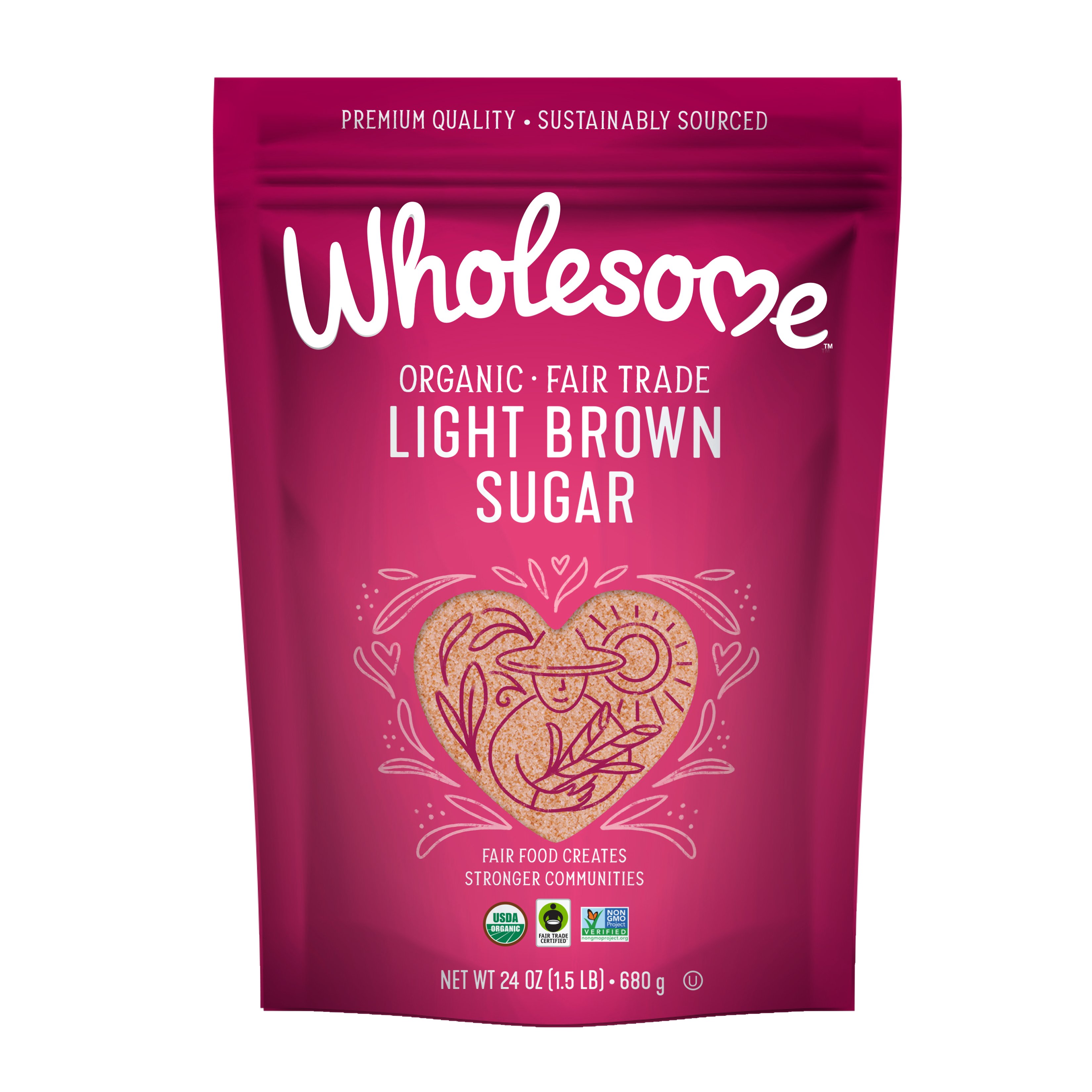Wholesome Organic Light Brown Sugar - Shop Sugar at H-E-B