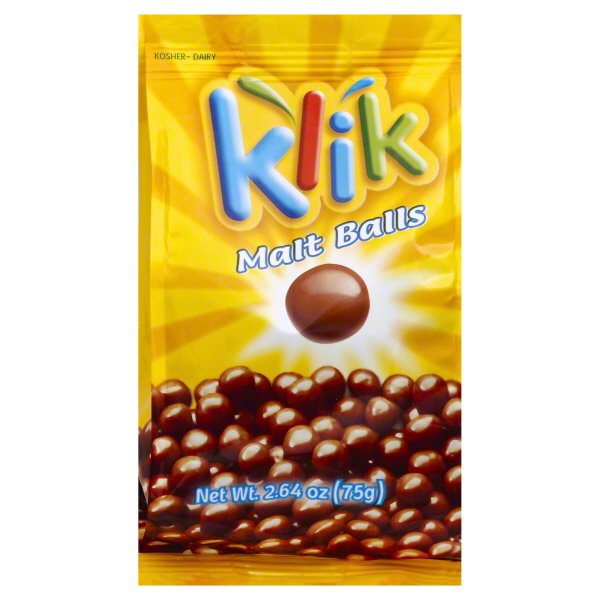 Klik Kosher Chocolate Covered Malt Balls - Shop Snacks & Candy at H-E-B