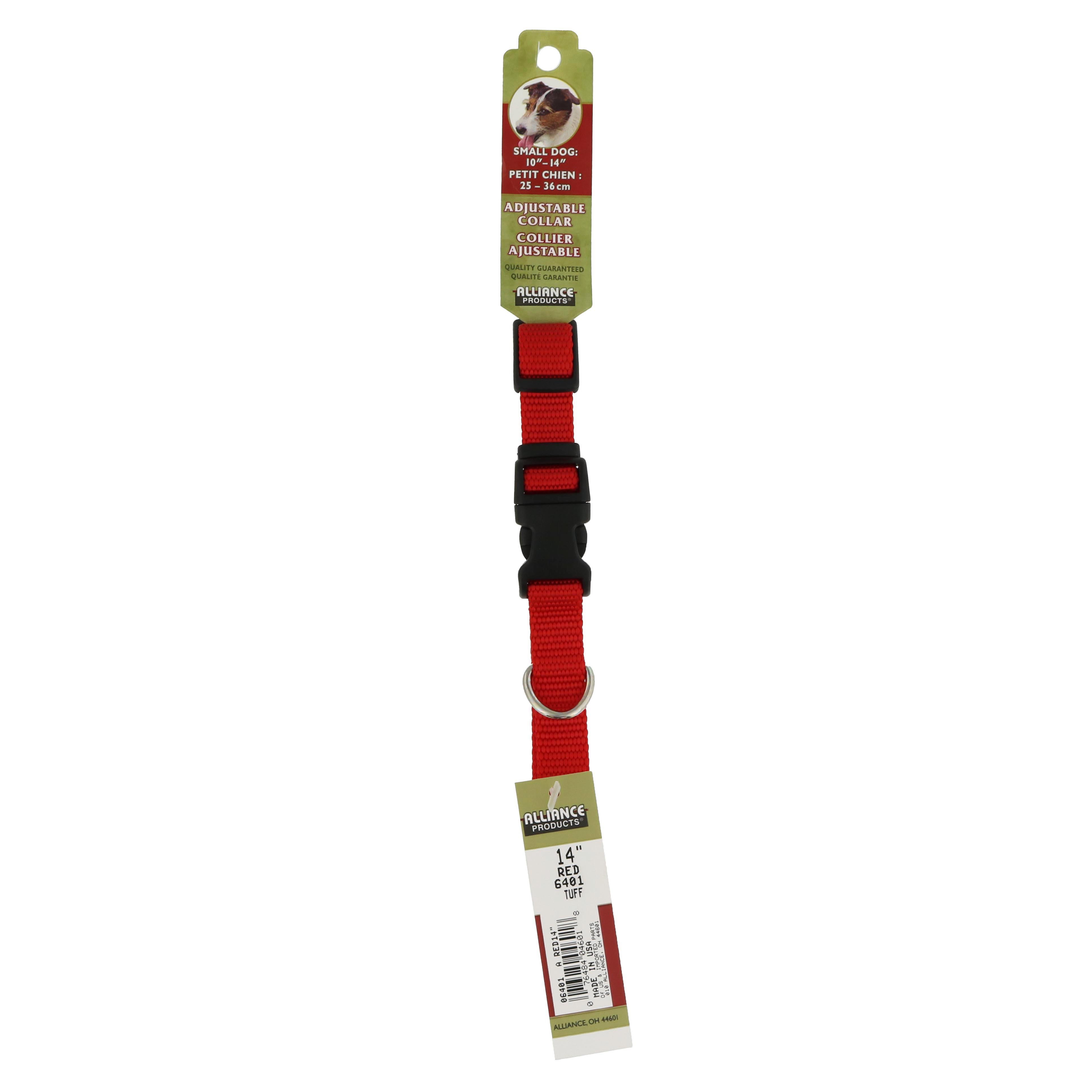 Coastal Pet Products Red 10-14" Adjustable Nylon Collar - Shop Collars ...