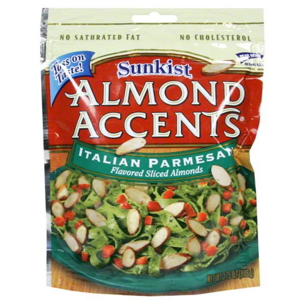 Sunkist Almond Accents Italian Parmesan Sliced Almonds - Shop Salad ...