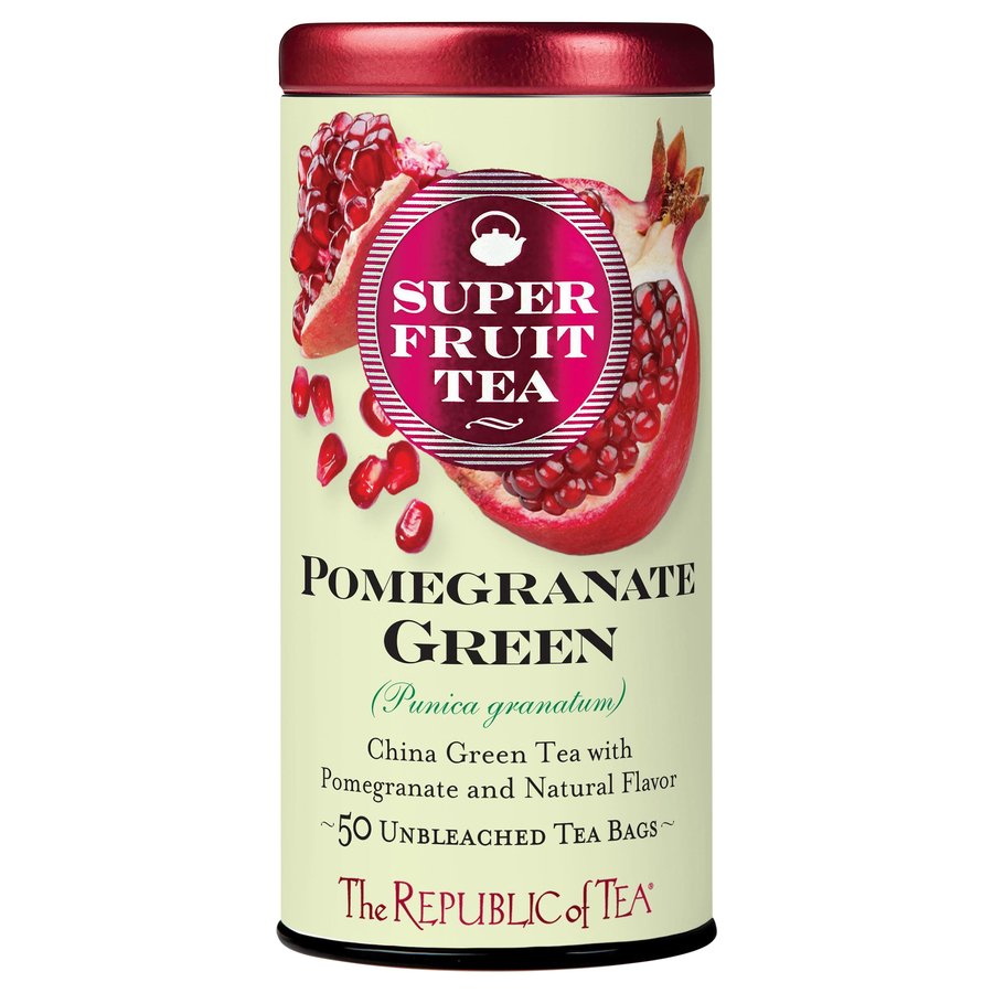 The Republic of Tea Superfruit Pomegranate Green Tea Bags - Shop Tea at ...