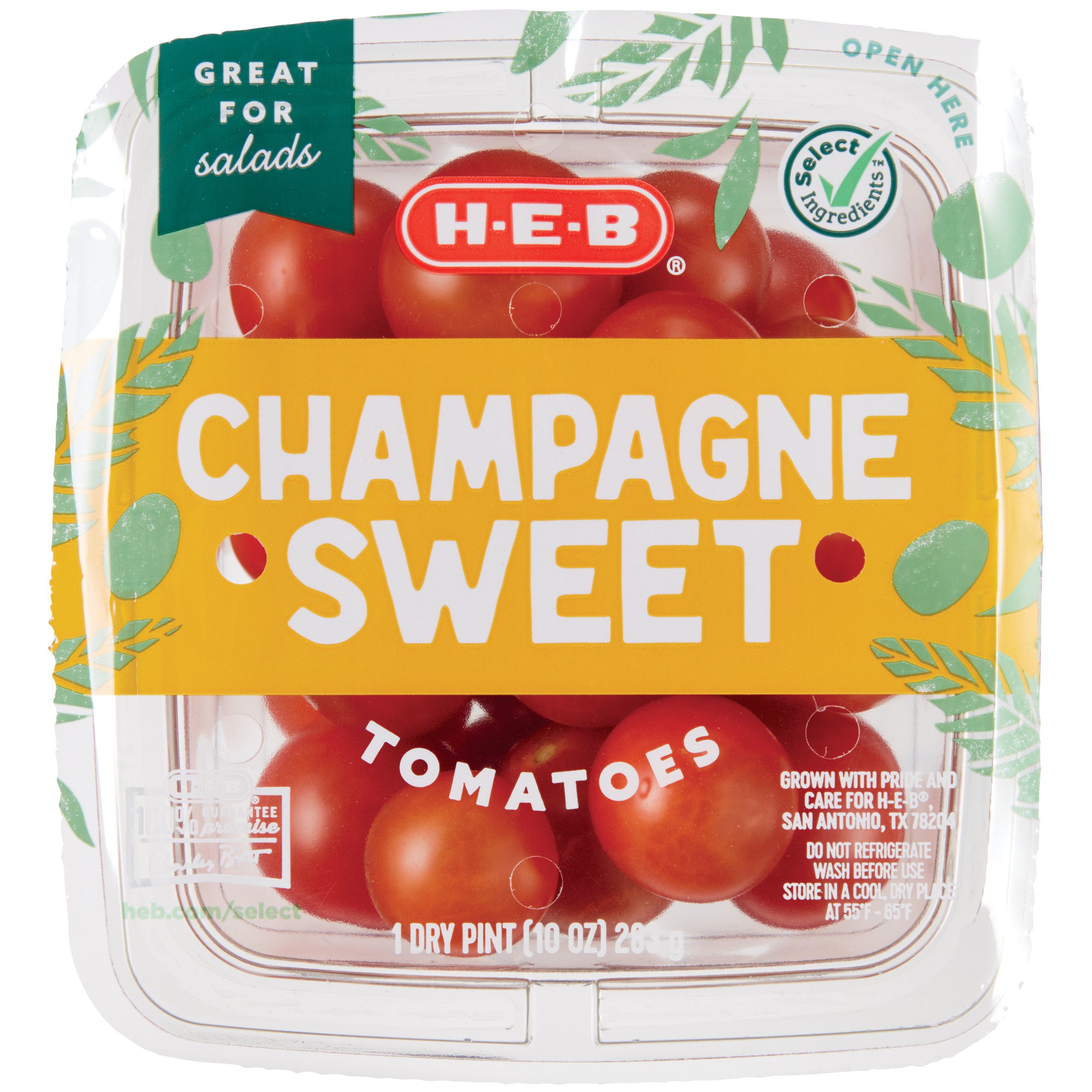 H-E-B Fresh Champagne Sweet Tomatoes, 10 oz | Central Market - Really ...
