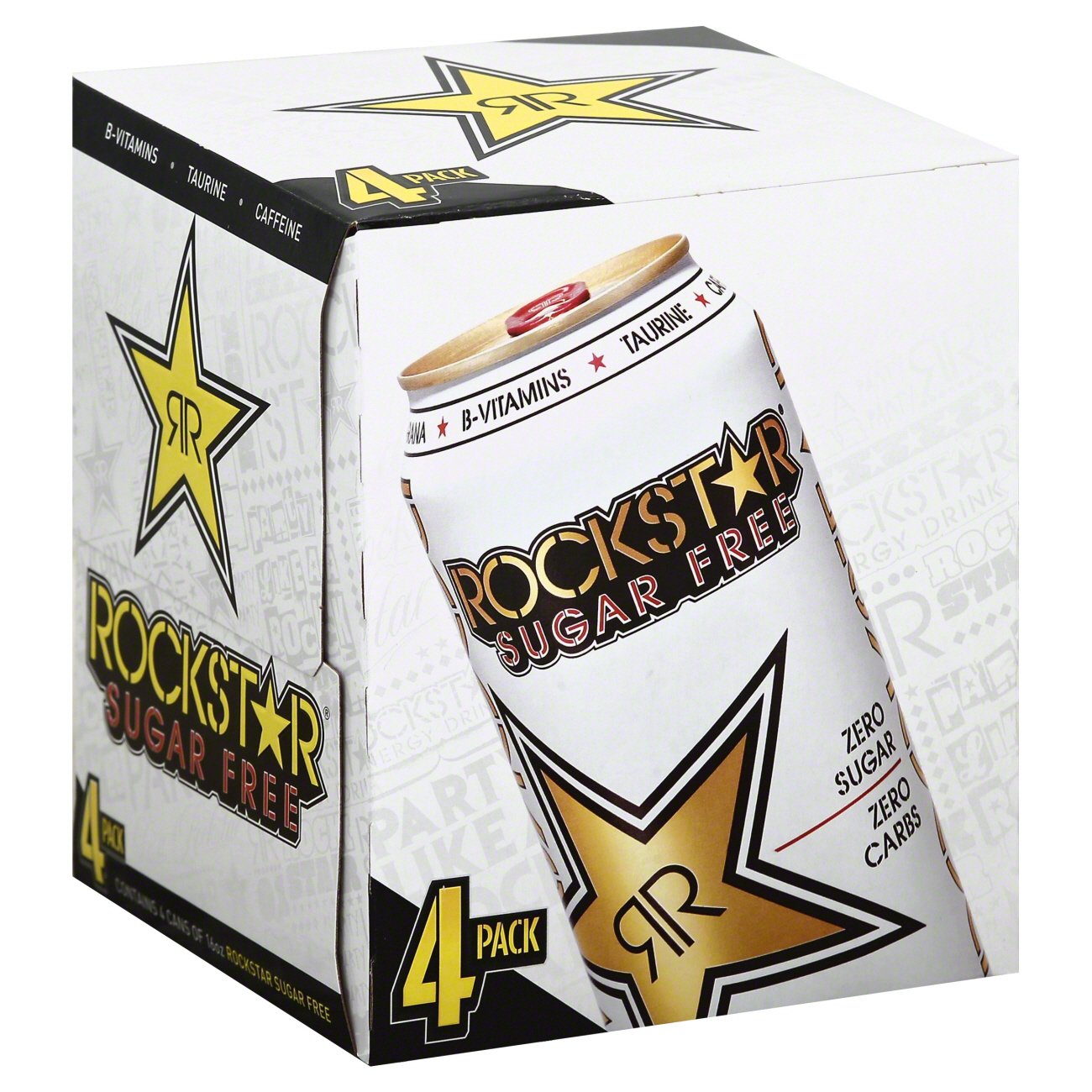 Rockstar Sugar Free Energy Drink 16 oz Cans - Shop Sports & Energy ...