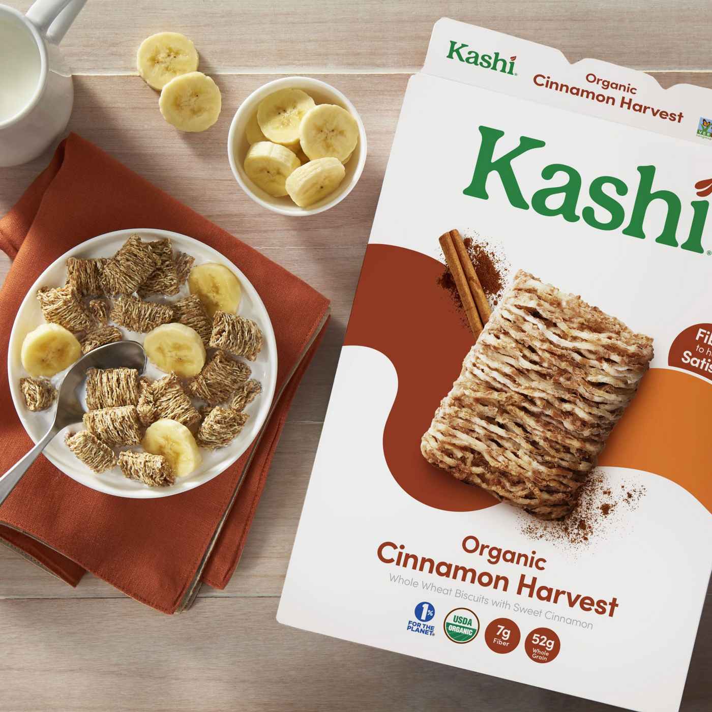 Kashi Cinnamon Harvest Organic Breakfast Cereal - Shop Cereal at H-E-B