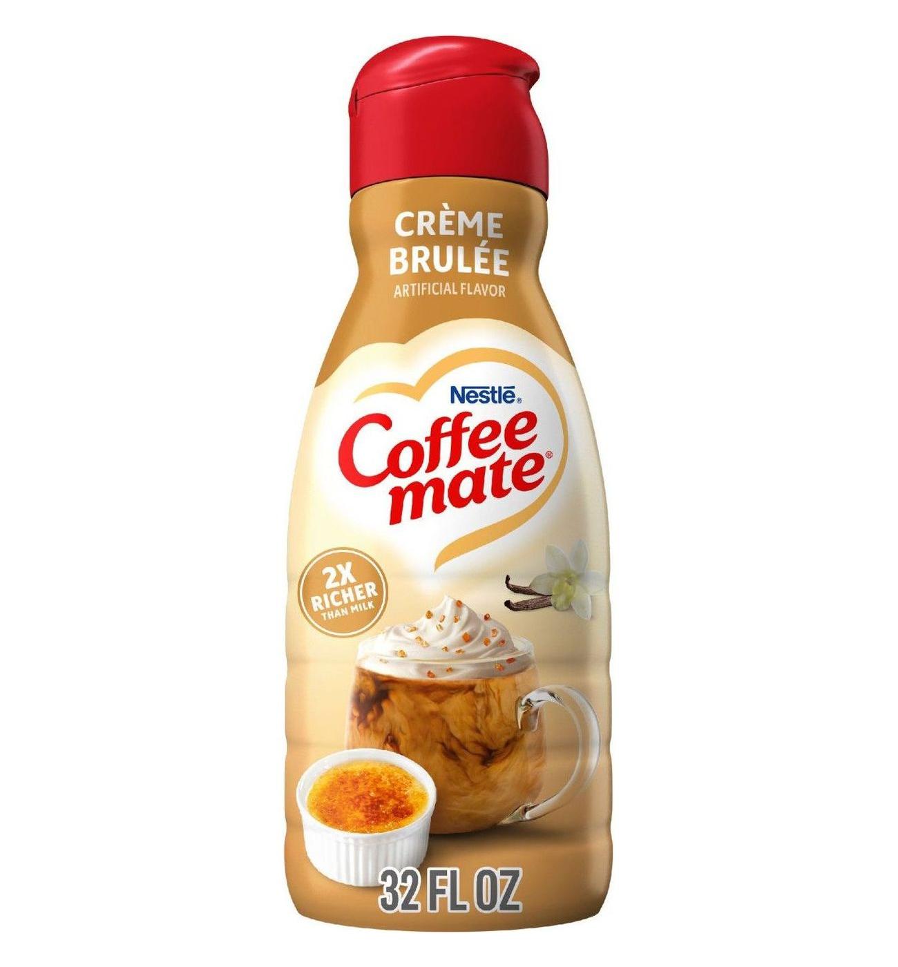 Nestle Coffee Mate Liquid Coffee Creamer - Creme Brulee - Shop Coffee ...