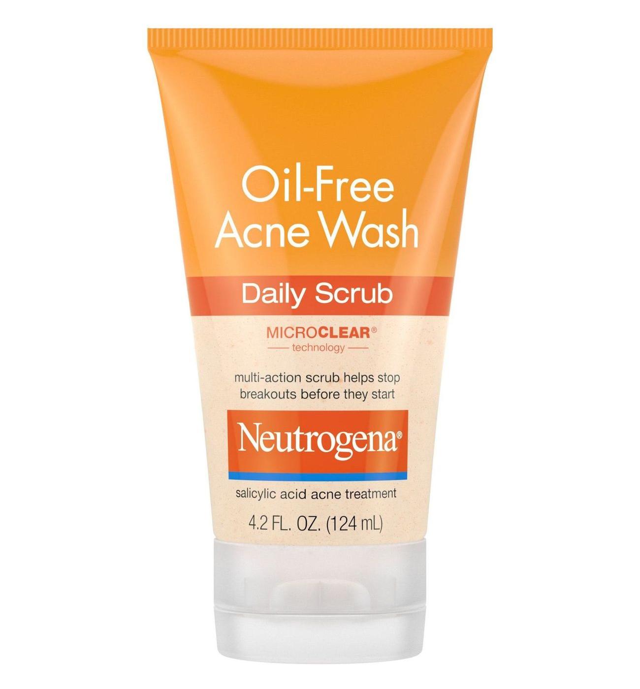 Neutrogena Oil-Free Acne Face Scrub with Salicylic Acid - Shop Facial ...